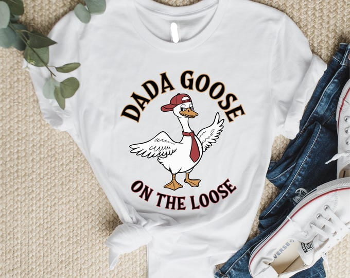 Goose Dad Shirt, New Dad Pregnancy Announcement, Goose Husband, Dada ...