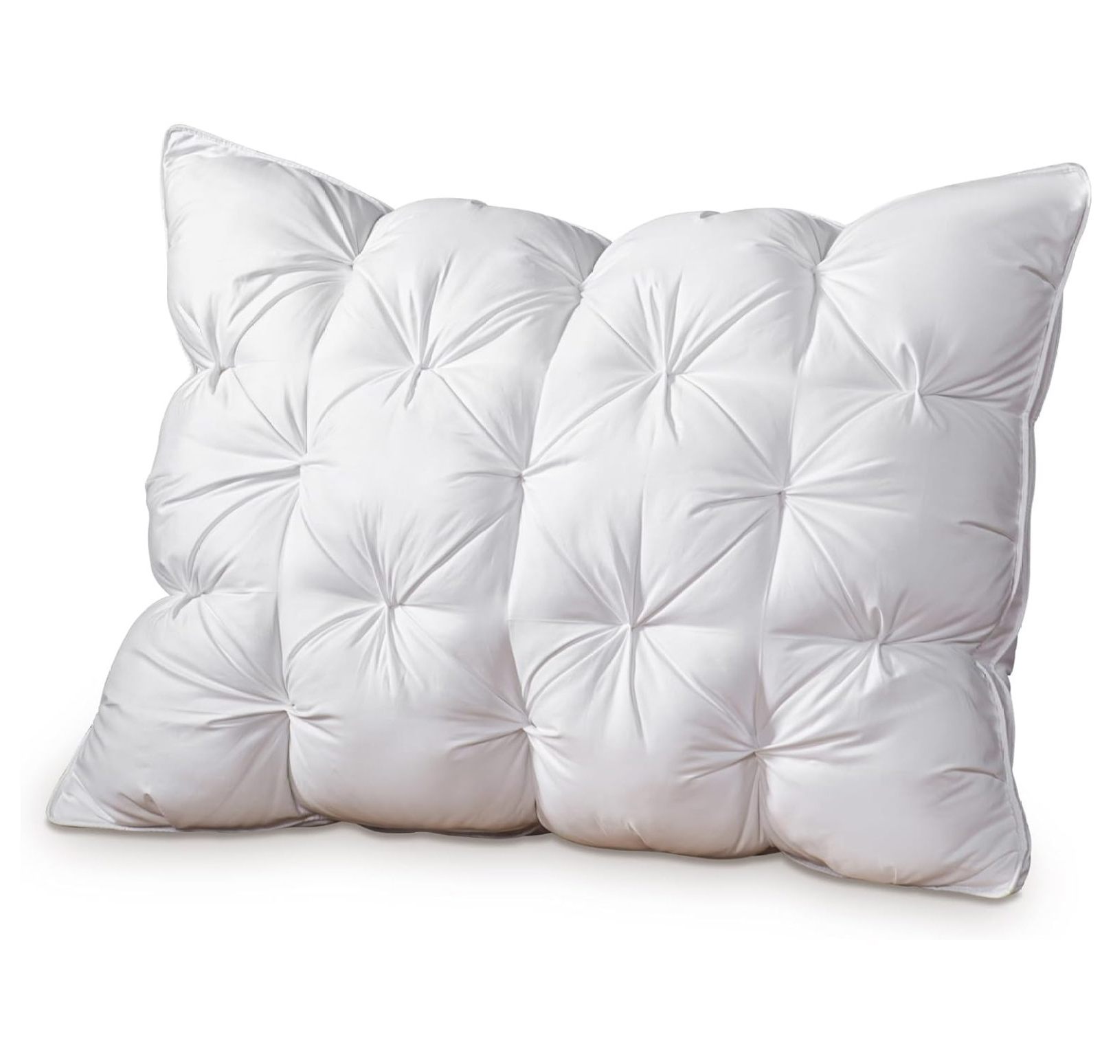 Goose Down and Feather Pillow for Side Sleepers,Premium Soft Down Fill ...