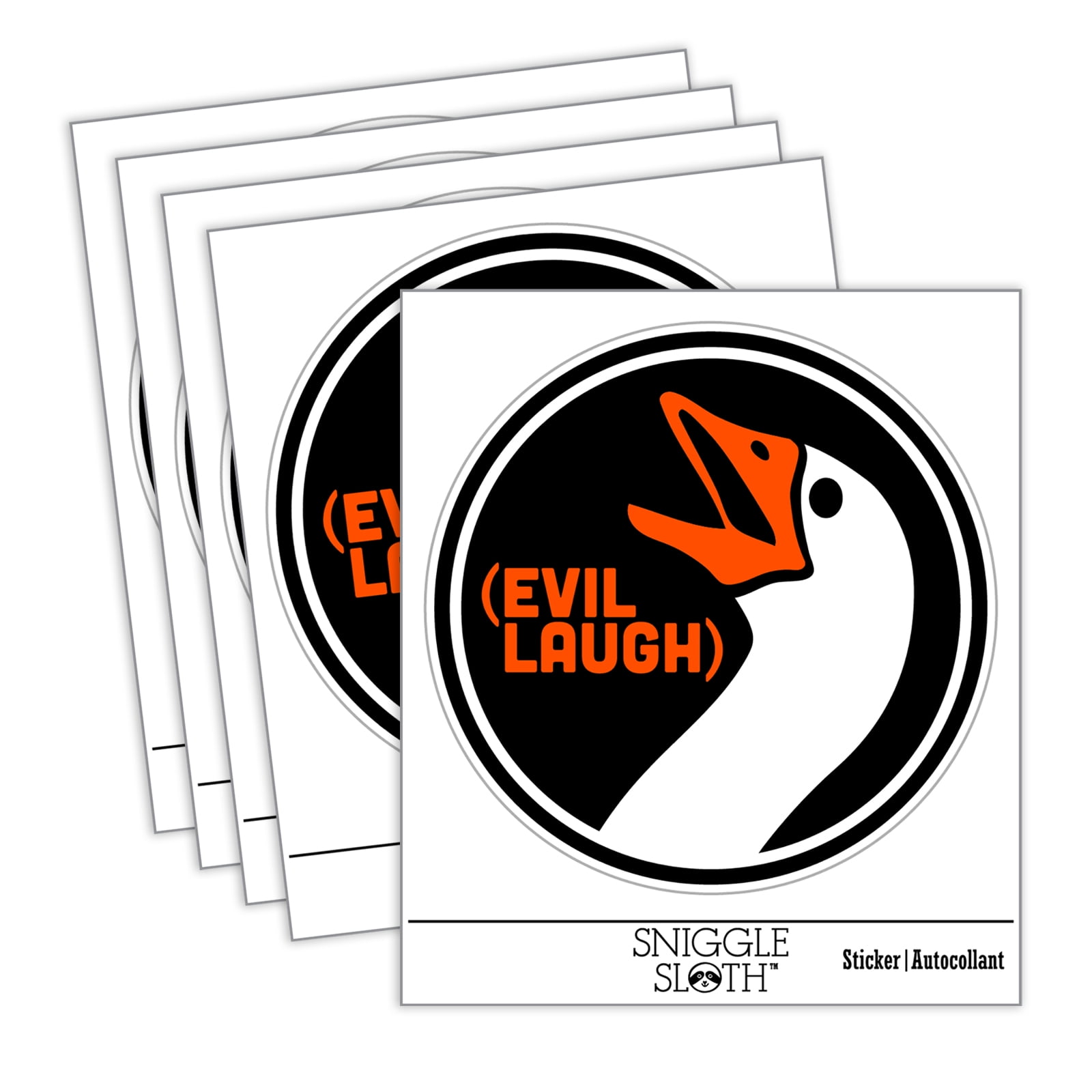 Goose Evil Laugh Car Window Bumper Water Bottle Phone Tablet Laptop ...