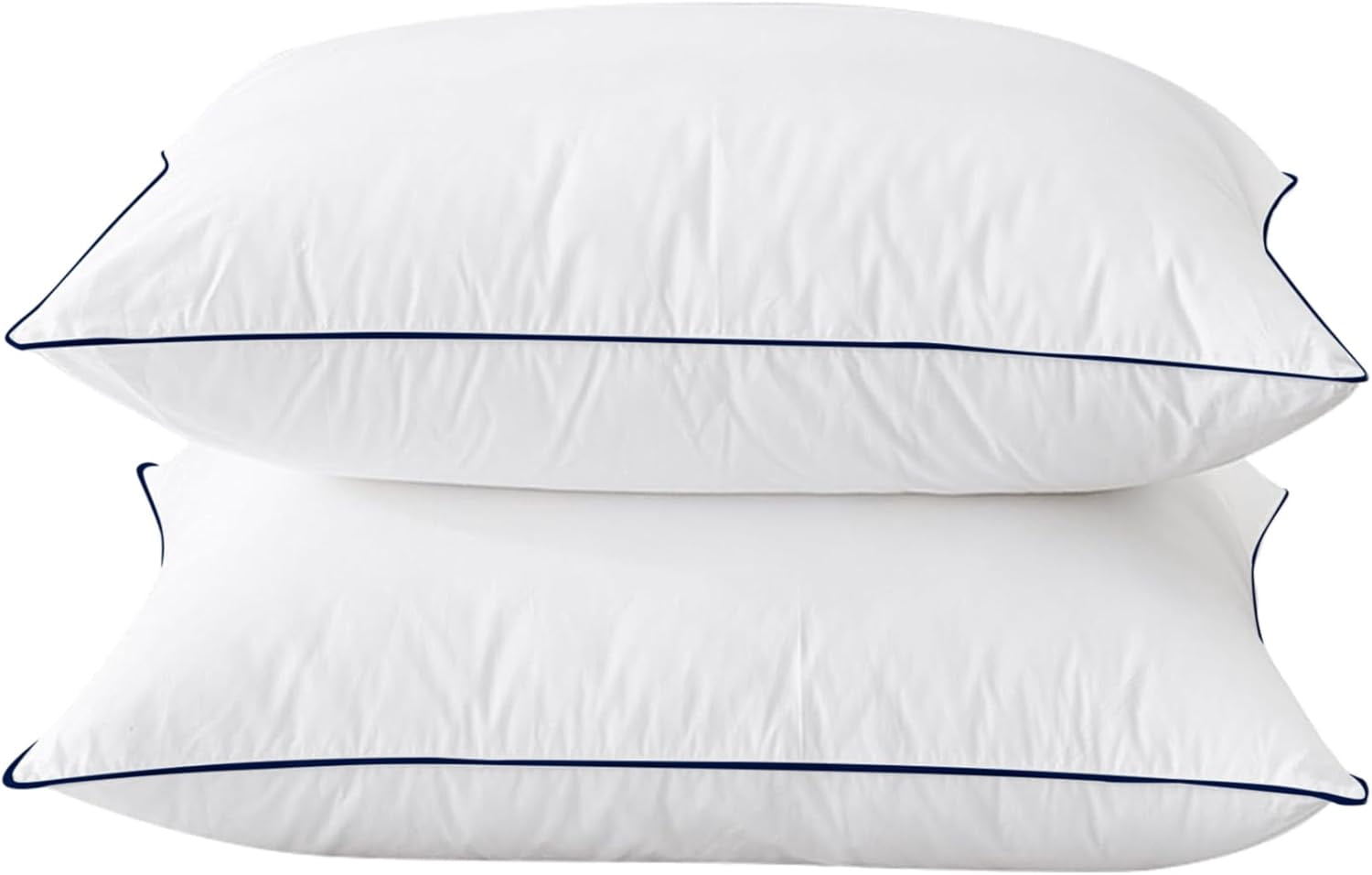 Goose Down Feather Pillows Standard Size Set of 2 Pack, Luxury Hotel ...