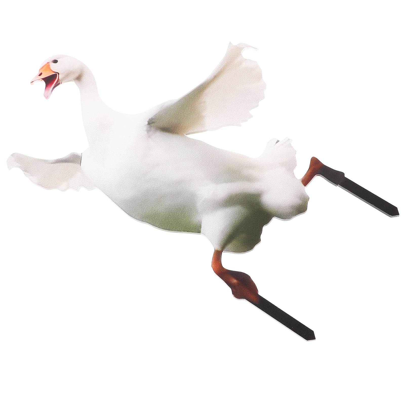 WRITWAA Duck Garden Stake Acrylic Goose Garden Stake Outdoor Ornament ...