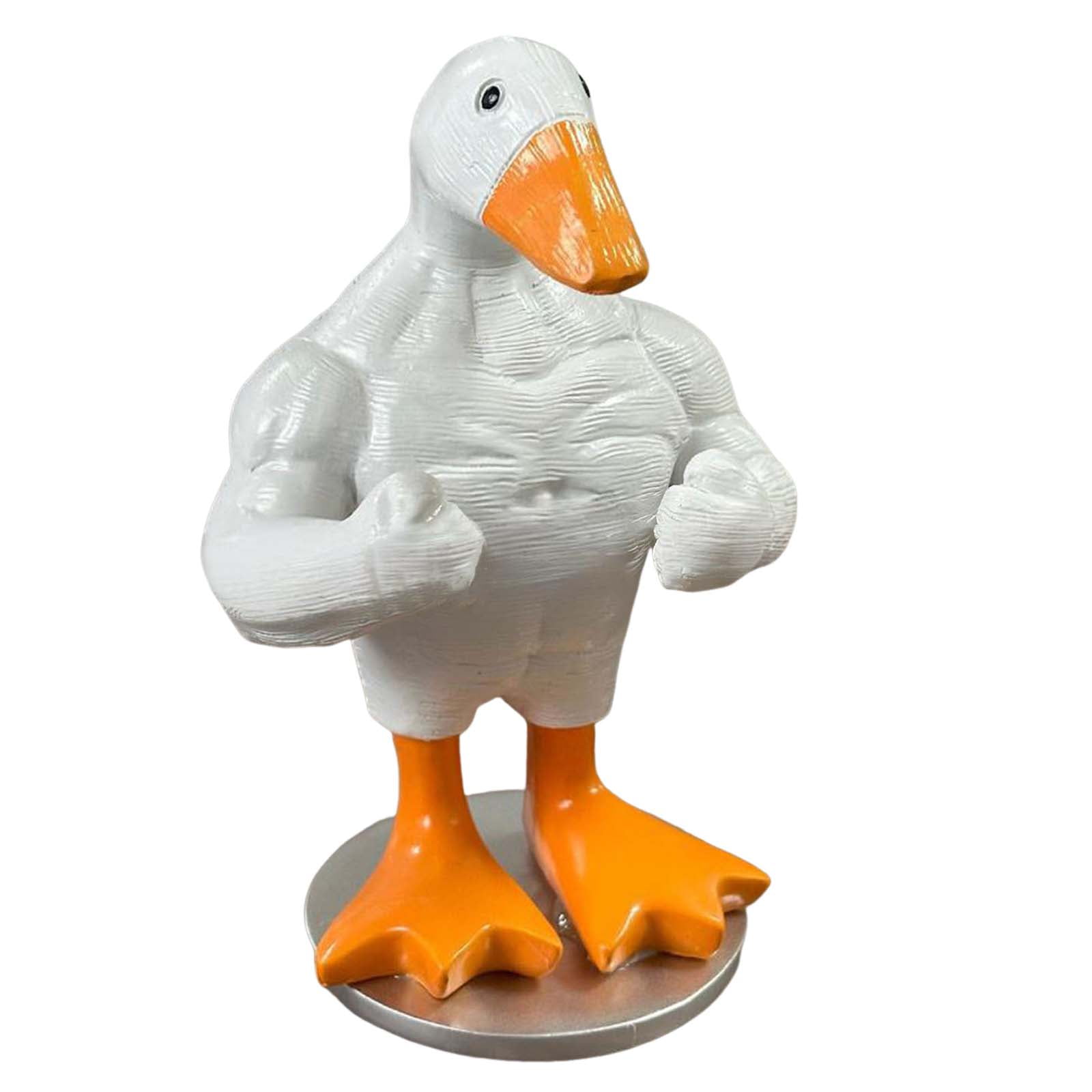 Goose Key Holder, Resin Goose Statue with Base for Key Hanger, Duck ...