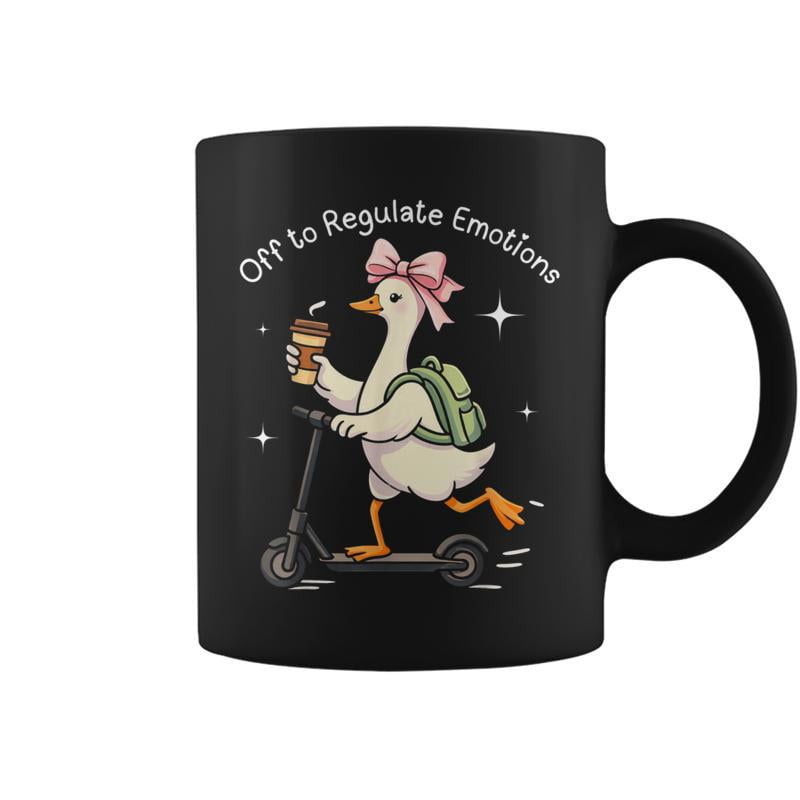 Goose Off To Regulate Emotions Mental Health Counselor Coffee Mugs ...
