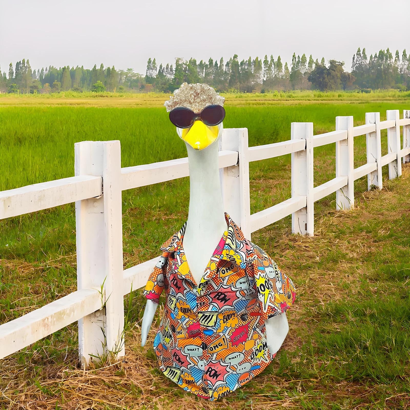 Goose Outfit Clothes Set | Waterproof Outdoor Garden Decoration ...