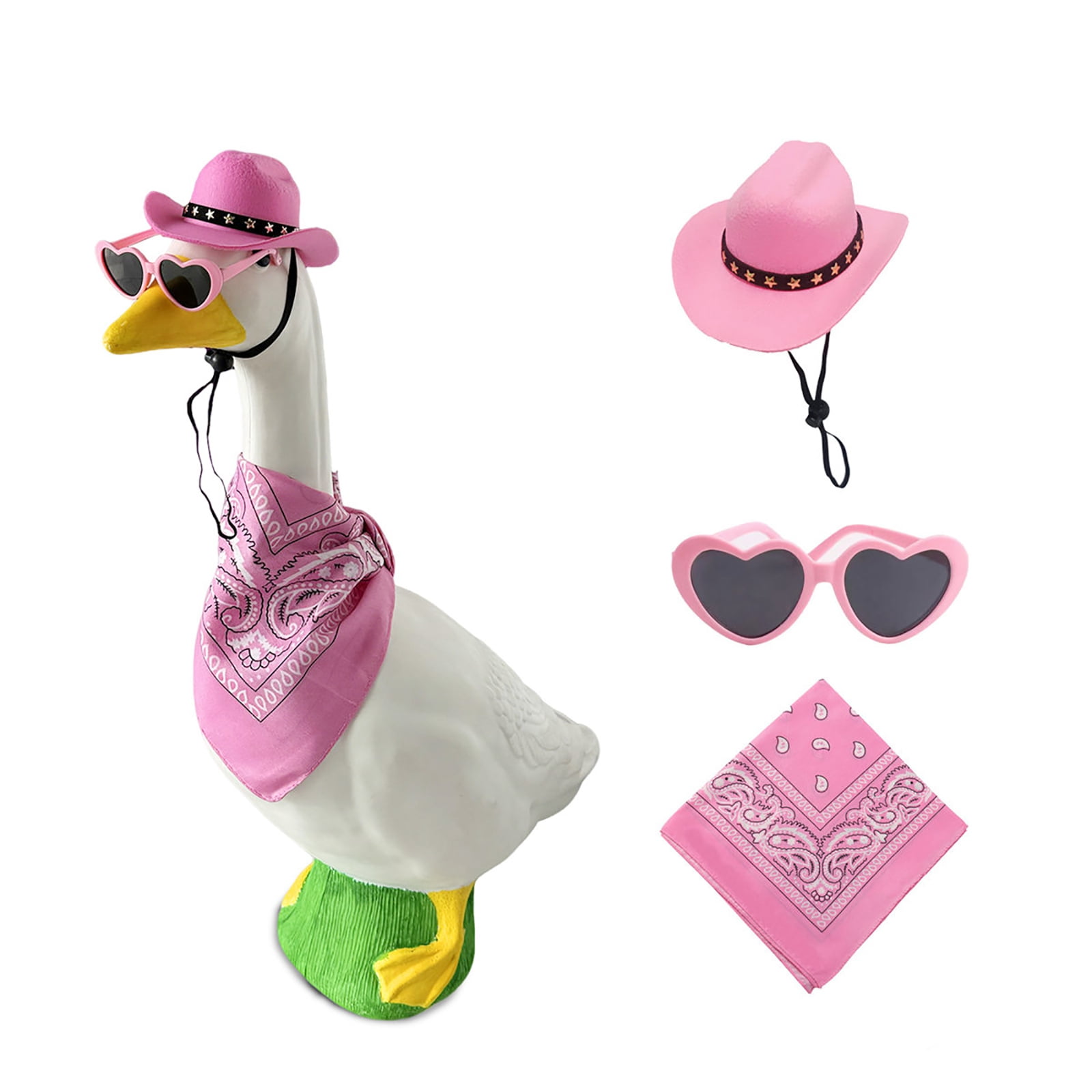 Goose Outfits Porch Goose Clothes Goose Costume for 23" 17" Cement ...