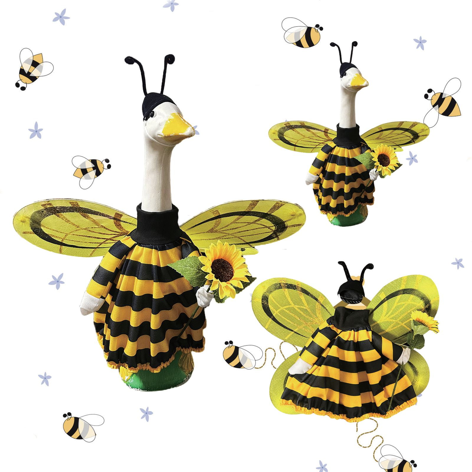 Goose Outfits Porch Goose Clothes Goose Costume for 23 Inch Cement ...