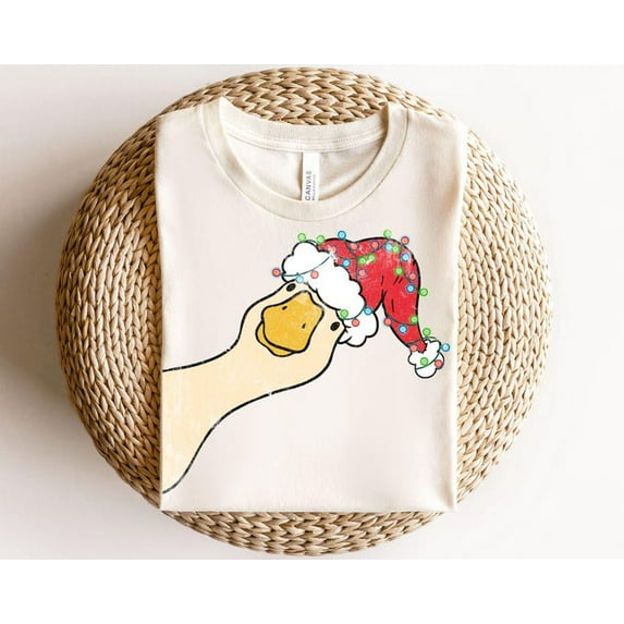 Goose Shirt, Preppy Jolly Goose Tee, Preppy Tee, Santa GooseTee, Goose ...