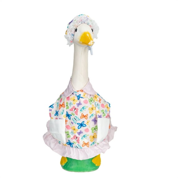Goose Spring Butterfly Clothing Set and Hood for 23In Porch Pet Garden ...