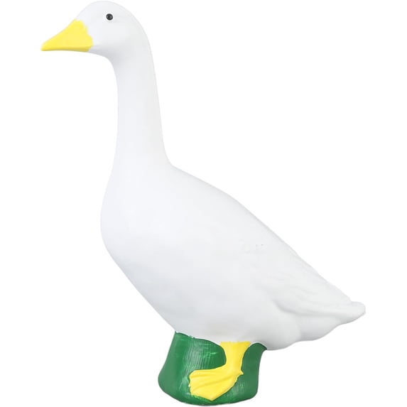 Goose Statue, Large White Geese Duck Garden Statues, Resin Porch Goose ...