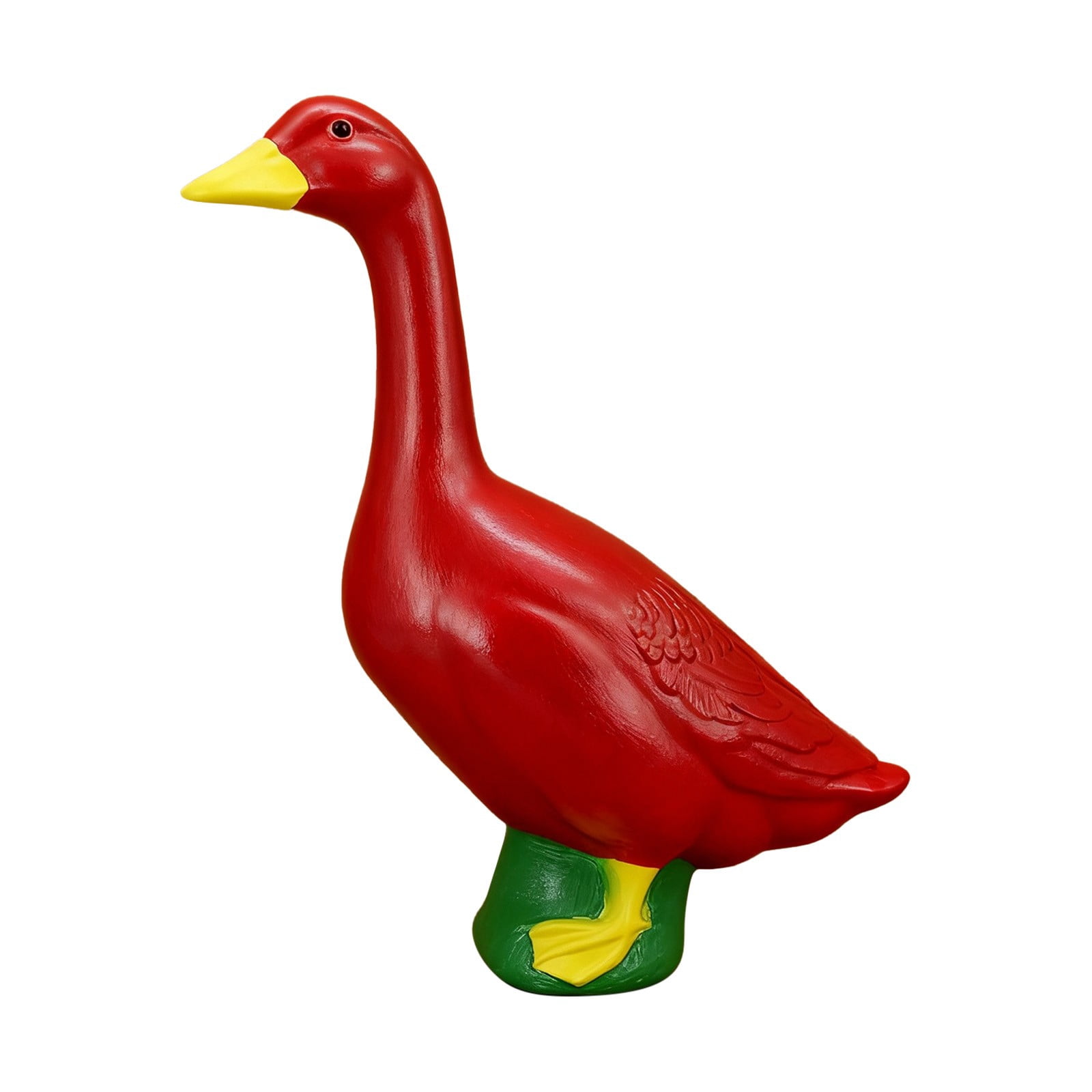 Goose Statue, Large White Geese Garden Statues, Resin Porch Goose Wild ...