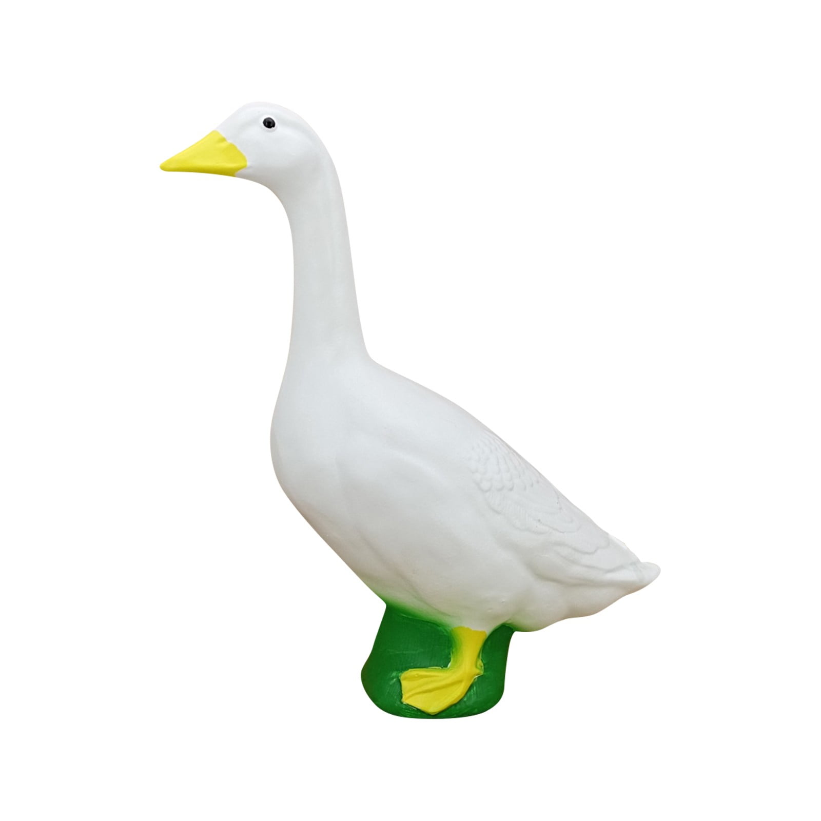 Goose Statue, White Geese Duck Garden Statues, Resin Porch Goose Wild ...