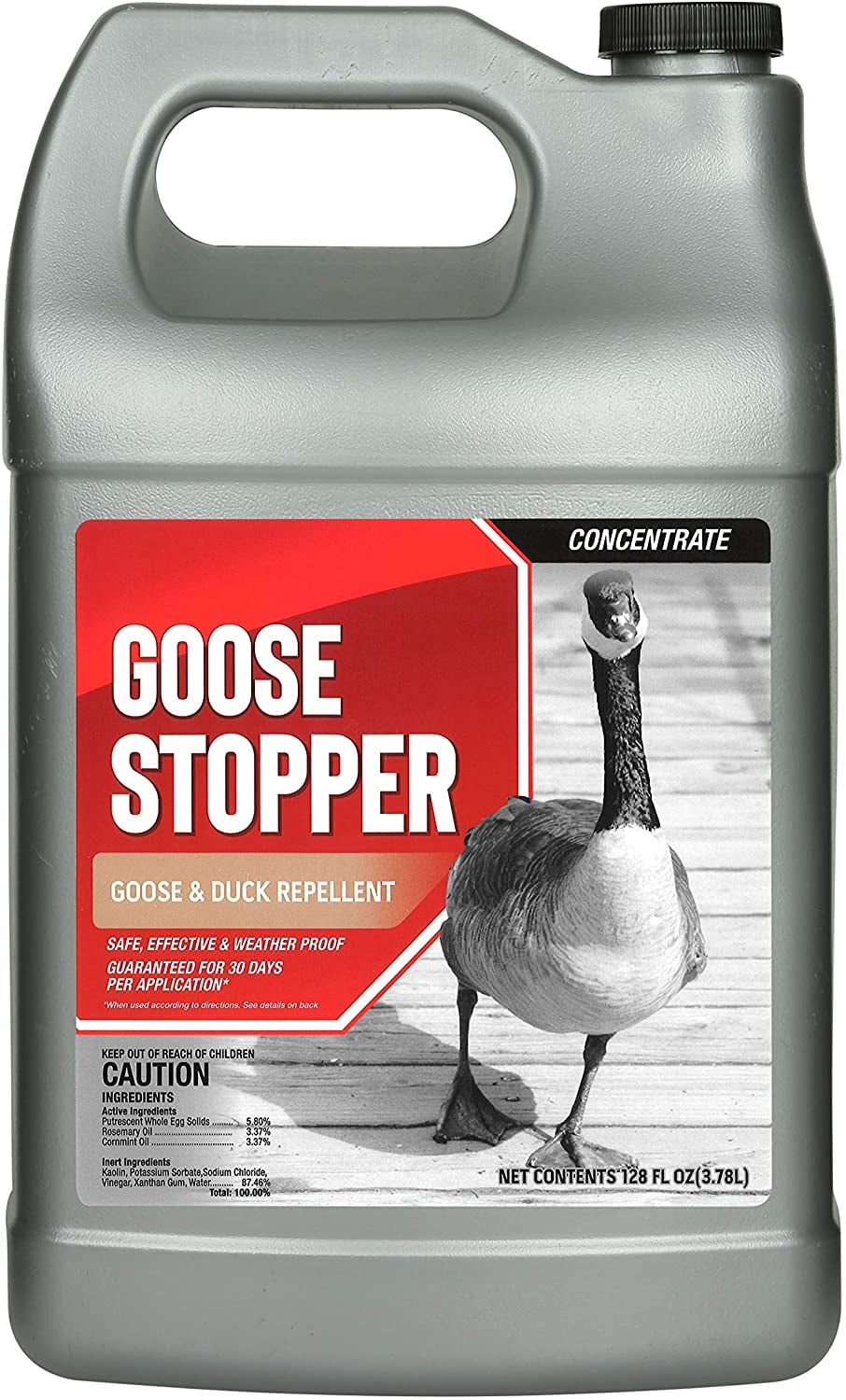 Goose Stopper Natural Spray Animal Repellent, 1 Gallon Concentrate for ...