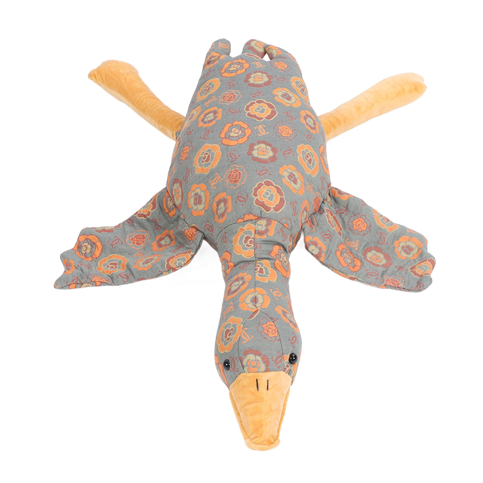 Goose Stuffed Animal Rose Pattern Soft Comfortable Cute Goose Plush ...