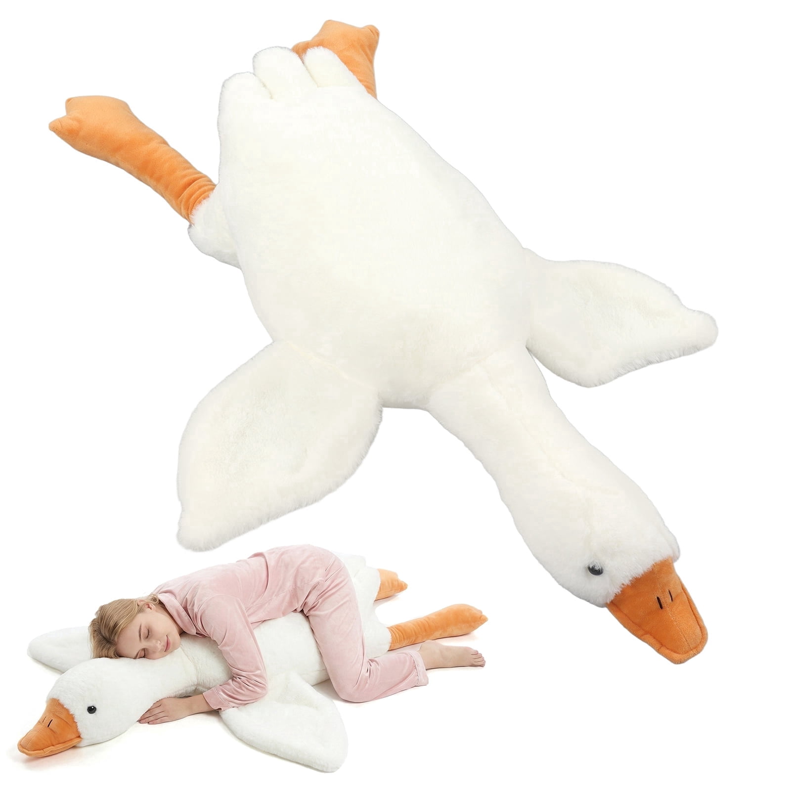 Yvagay Giant Stuffed Goose Plush Toy,Oversized Plush Goose Plush Toy ...