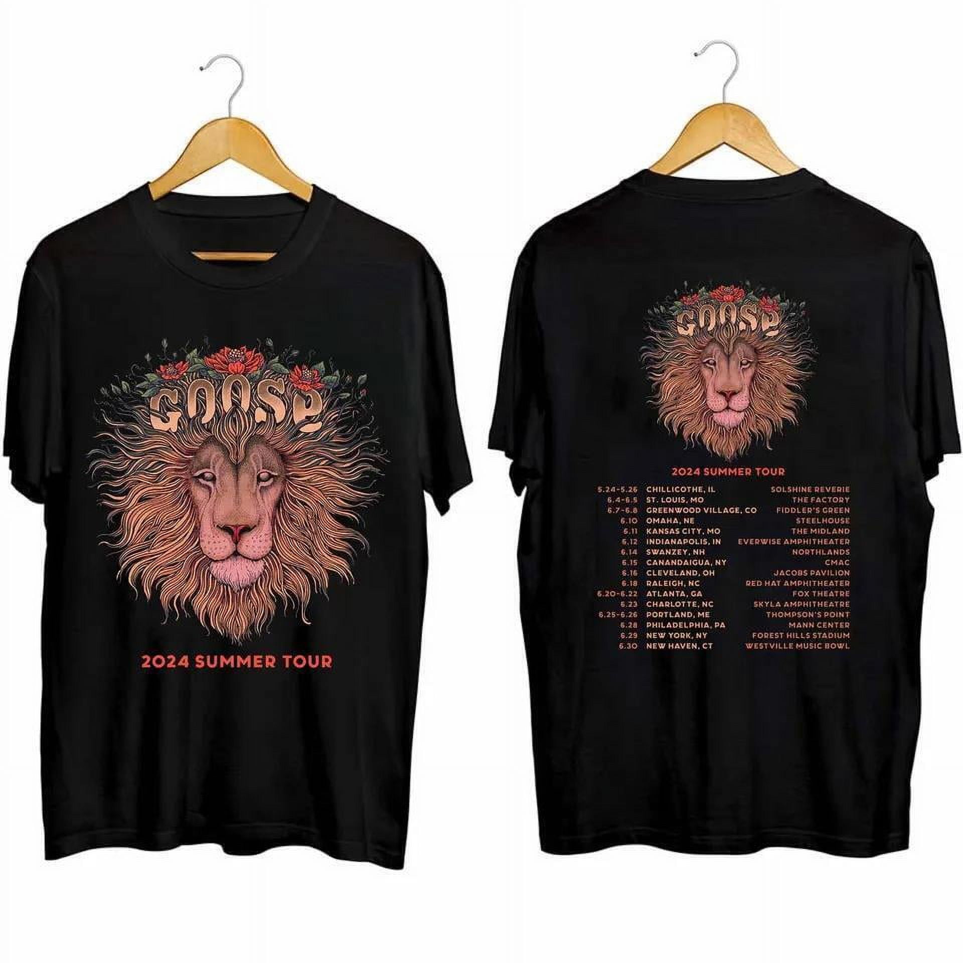 Goose The Band 2024 Summer Tour Shirt - Walmart.com