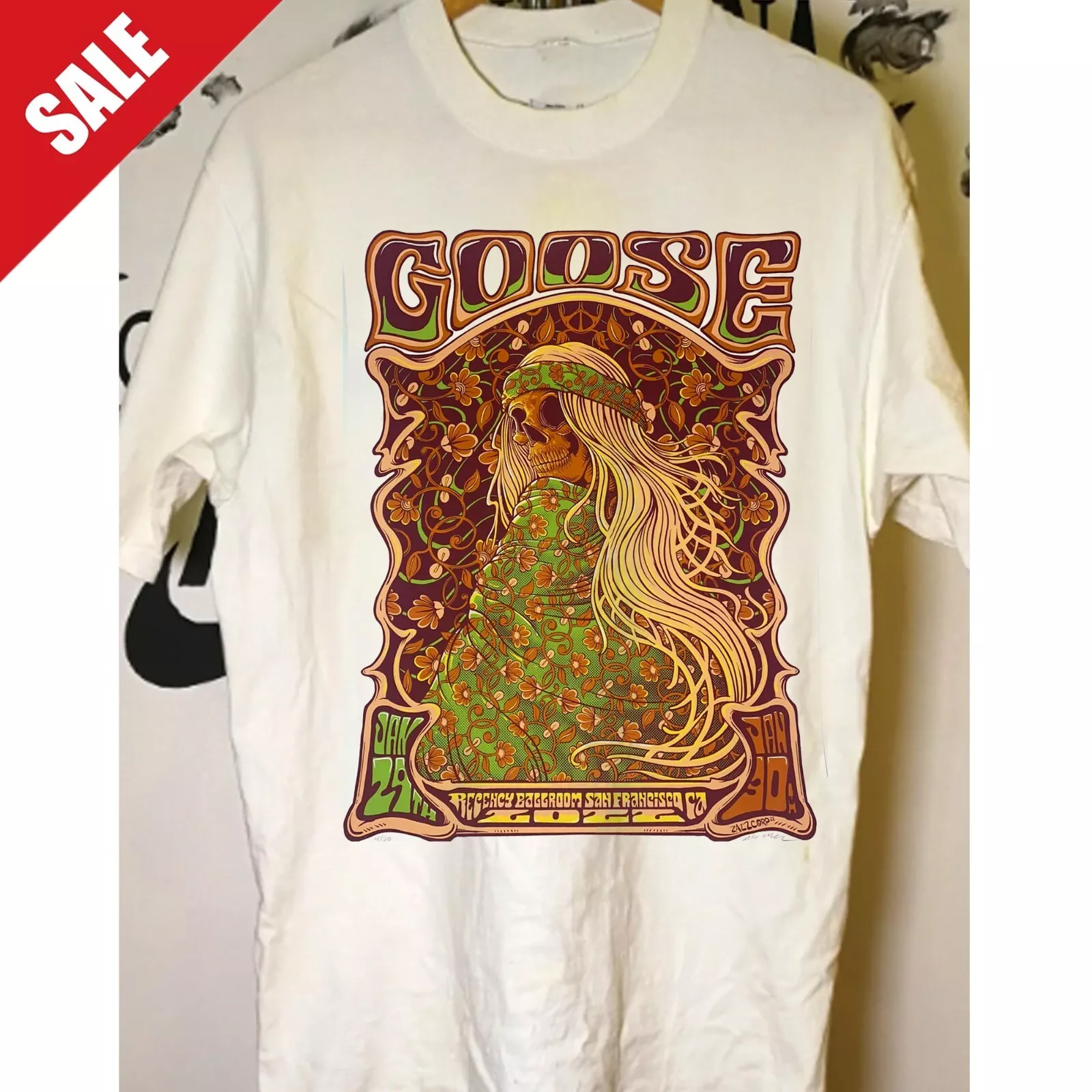 Goose The Band Concert Poster San Francisco Ca Silkscreen Shirt Hot ...