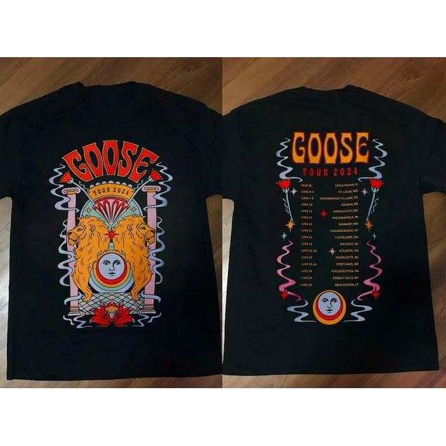 Goose The Band Tour 2024 Short Sleeve T-Shirt Size S-5XL - Walmart.com