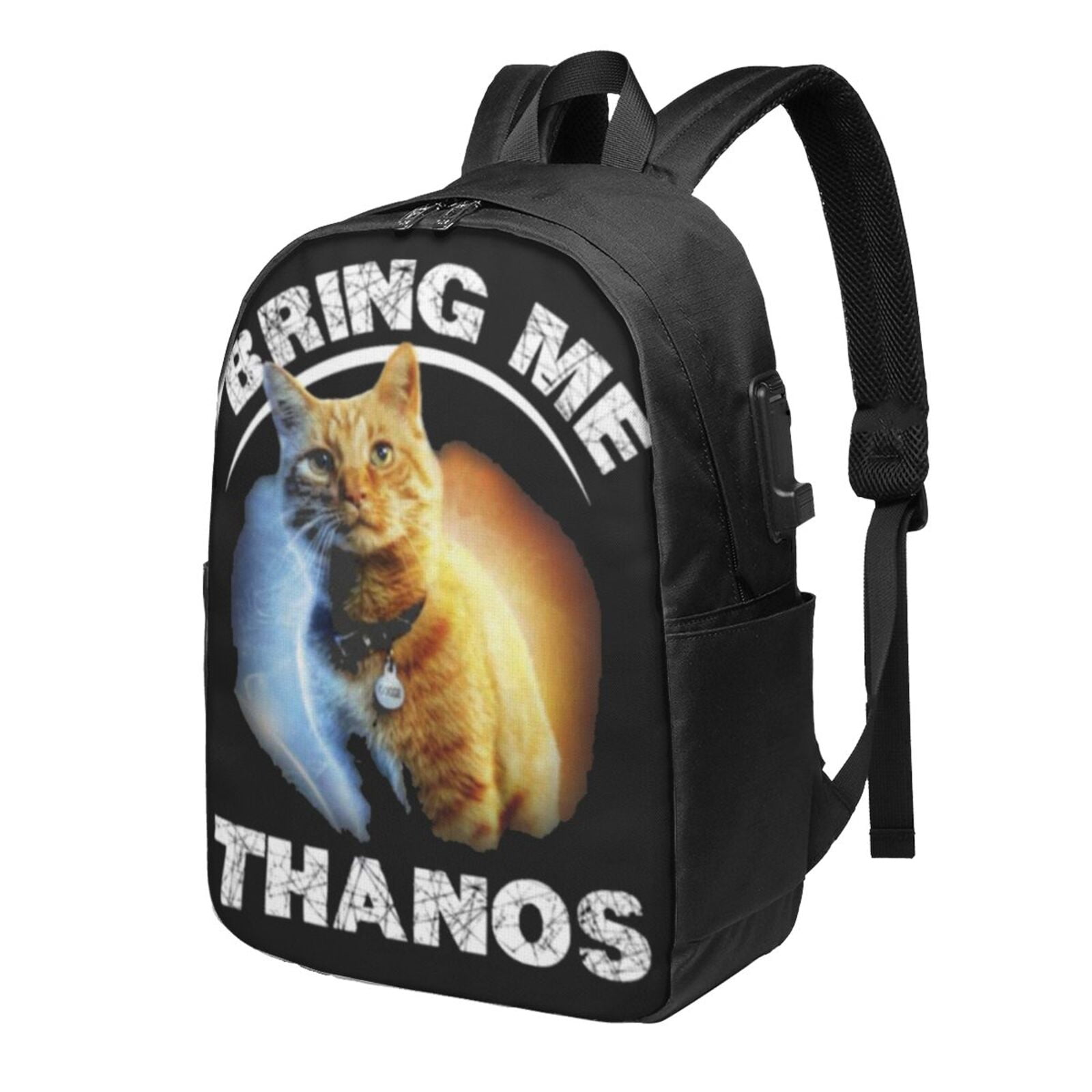 Goose The Cat Bring Me Thanos Backpack Fashion Travel Backpack Laptop ...