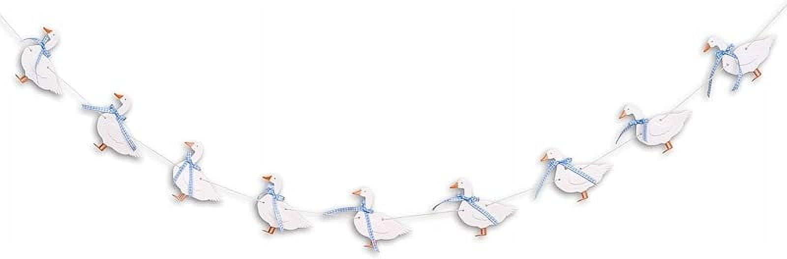 Goose Theme Banner - Goose Baby Shower Garland,One Silly Goose Blue ...