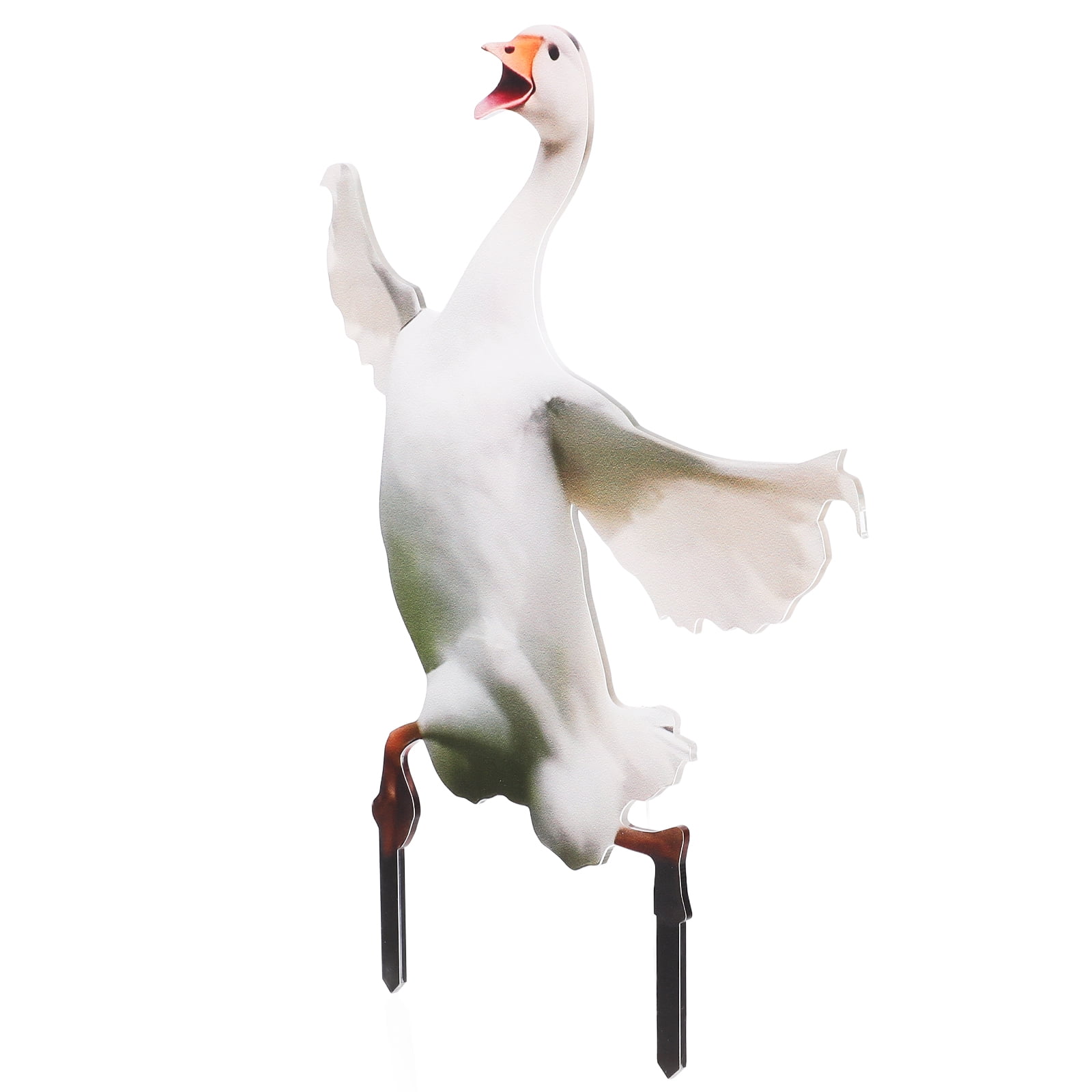 Goose Yards Art Acrylic Decorative Garden Stakes Goose Sculpture Animal ...