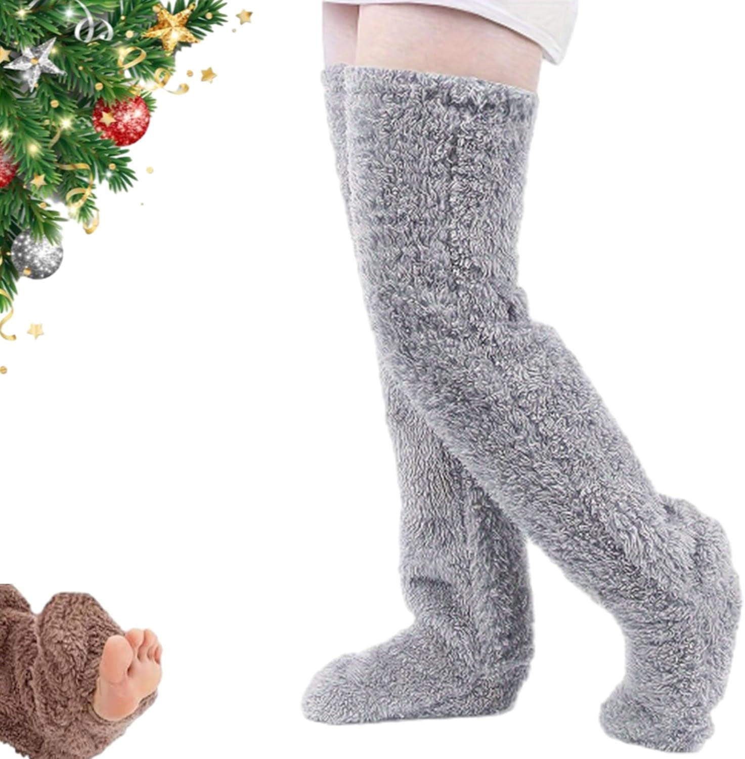 Goose down Knee Socks for Christmas Gifts for Women & Teens, Ultra ...