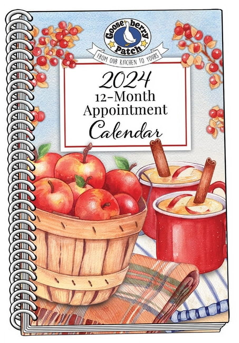 Gooseberry Patch 2024 Farmhouse Engagement Planner with Monthly Recipes ...