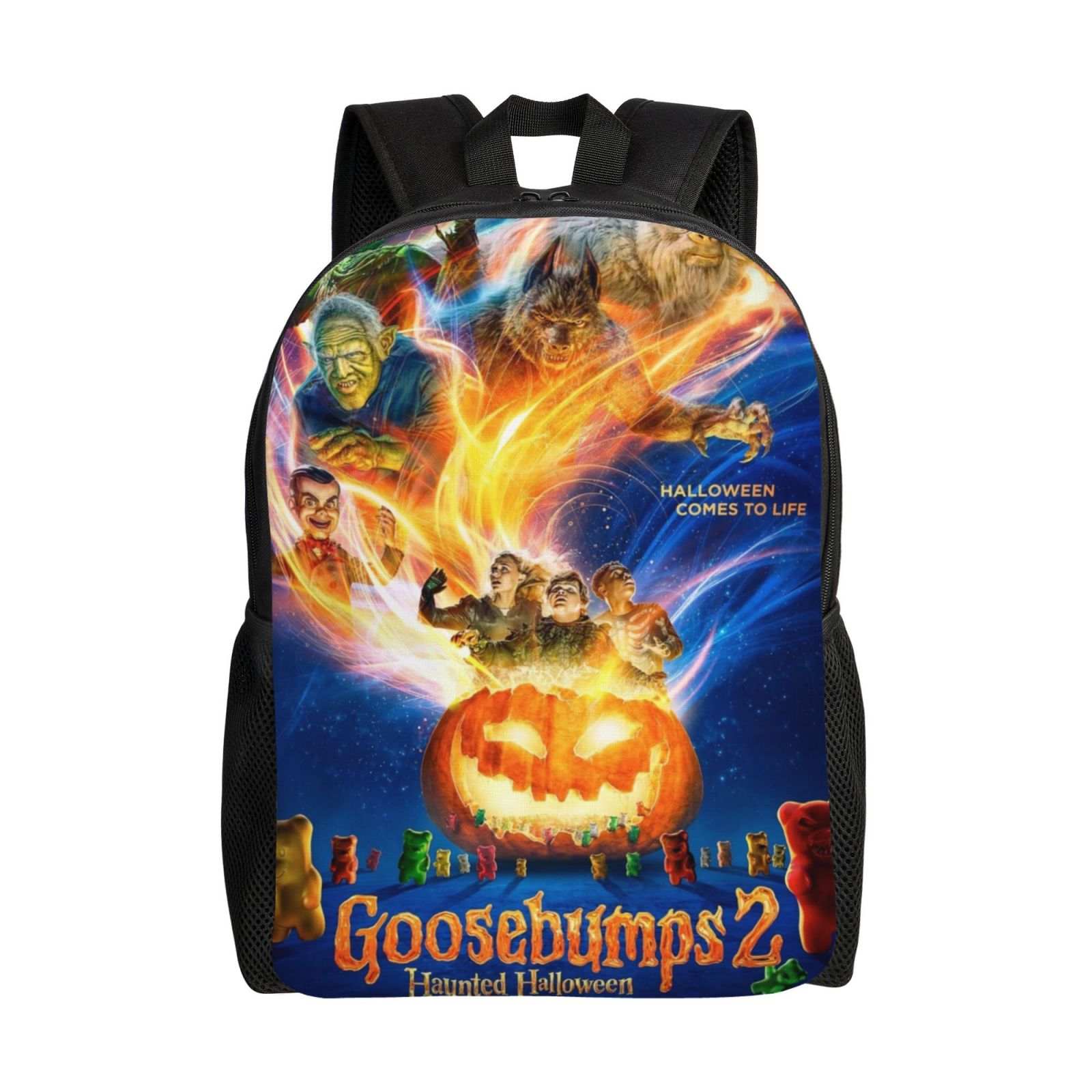 Goosebumps 2 Film Laptop Backpack Lightweight Basic Unisex Daypack ...