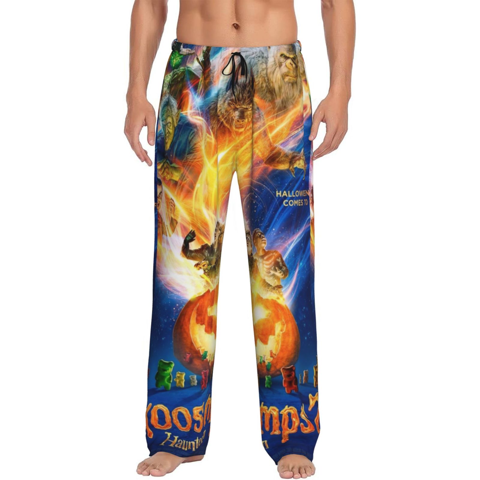 Goosebumps 2 Film Men's Pajama Pants With Pockets Fashion Cozy Daily ...