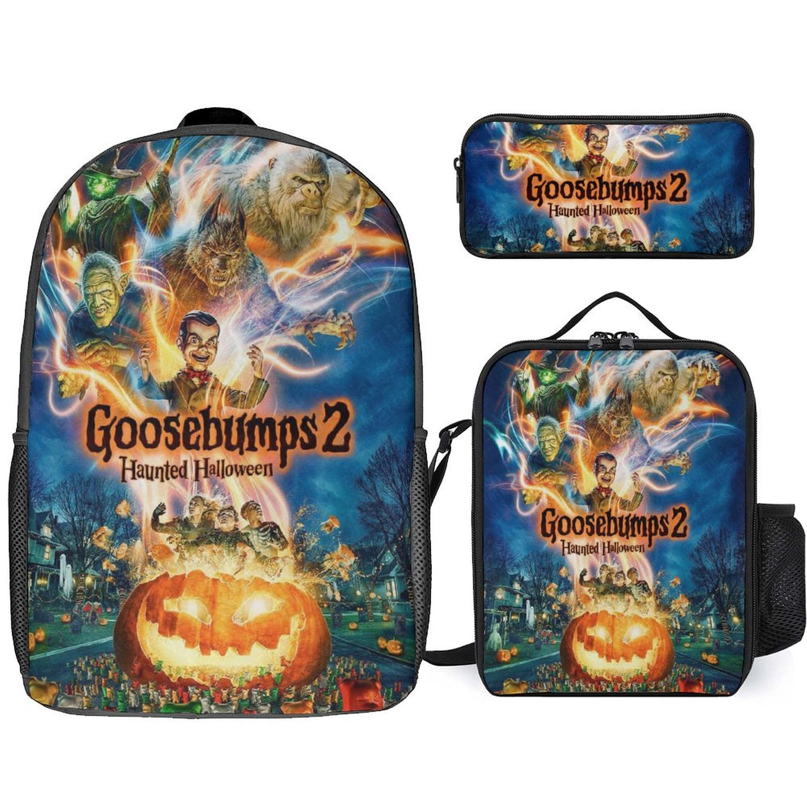 Goosebumps 2 Haunted Halloween Backpack With Lunch Bag Pencil Case Set ...