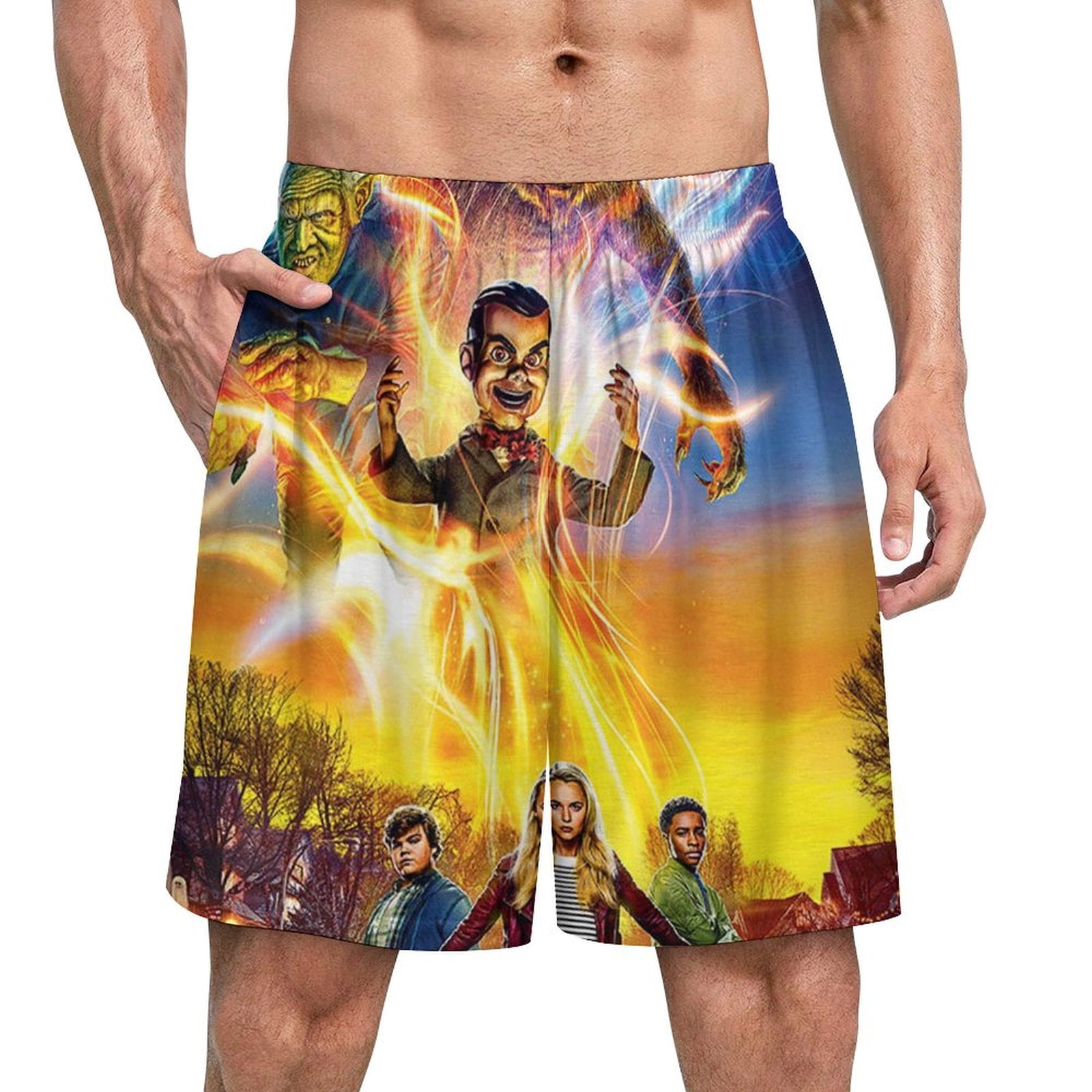 Goosebumps 2 Haunted Halloween Men's Pajama Pants Sleepwear Lounge ...