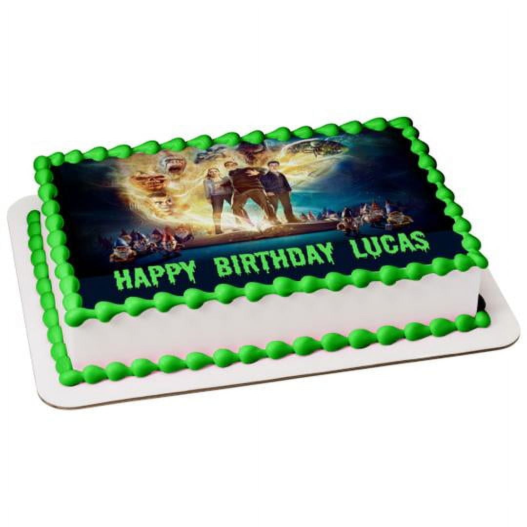Goosebumps 2 Haunted Halloween Scary Personalized Edible Cake Topper ...