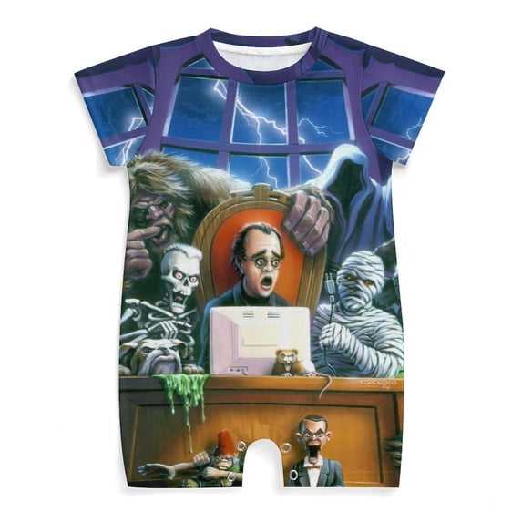 Goosebumps Baby One-Piece Rompers Summer Short Sleeve Outfit Clothing ...