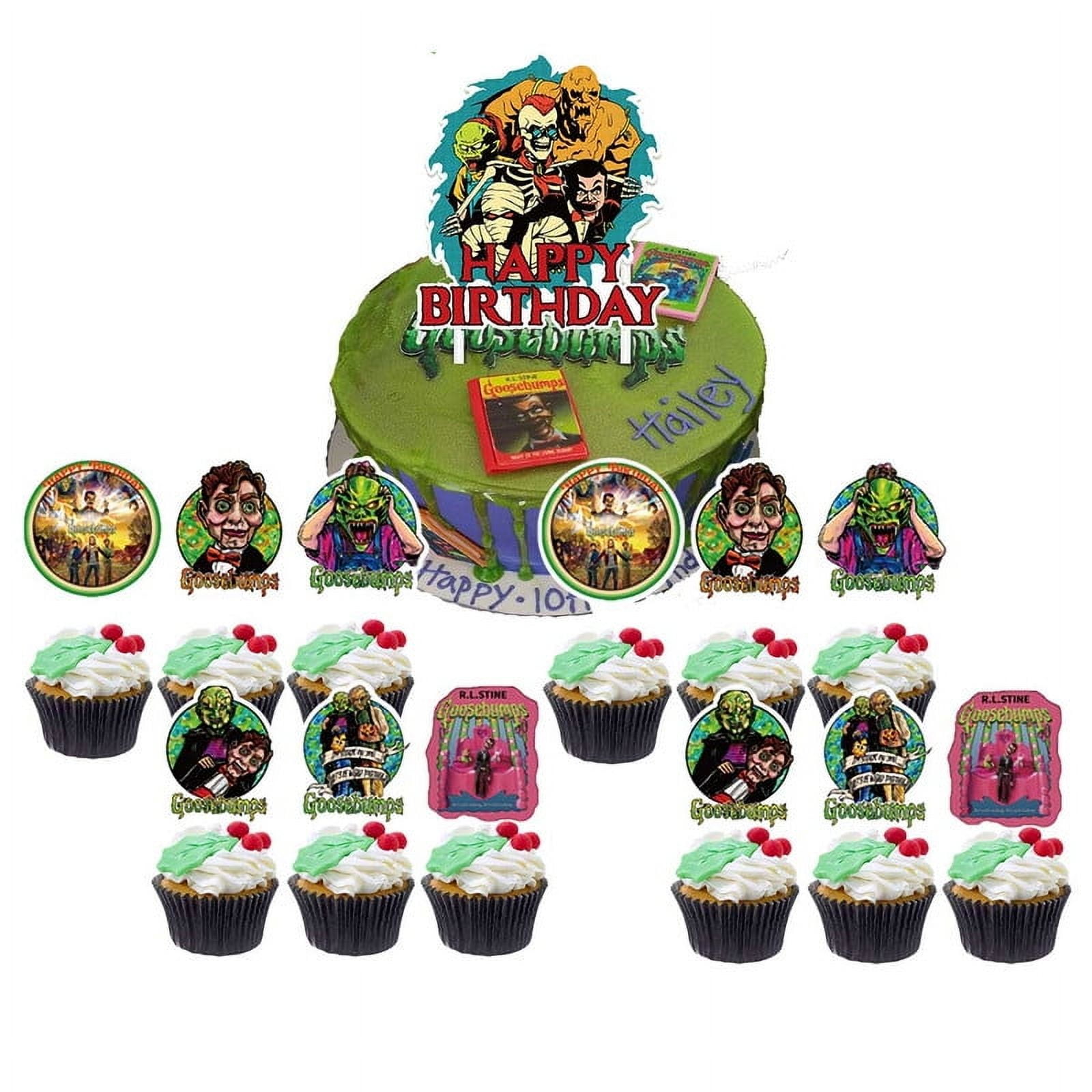 Goosebumps Cake Topper Cupcake Set Party Supplies Decoration Birthday ...