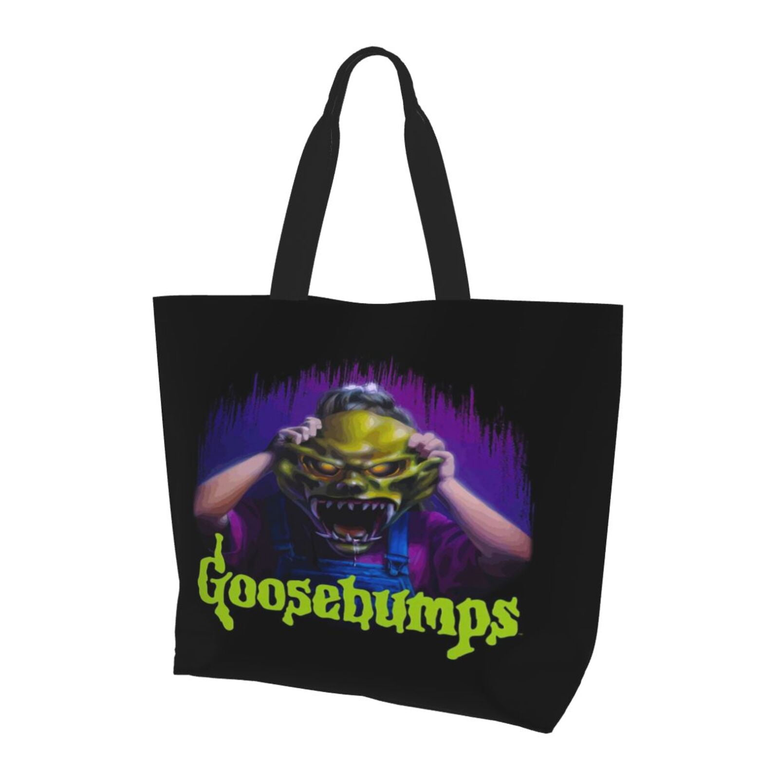 Goosebumps Cute Extra Large Canvas Tote Bag for Gym Beach Travel ...