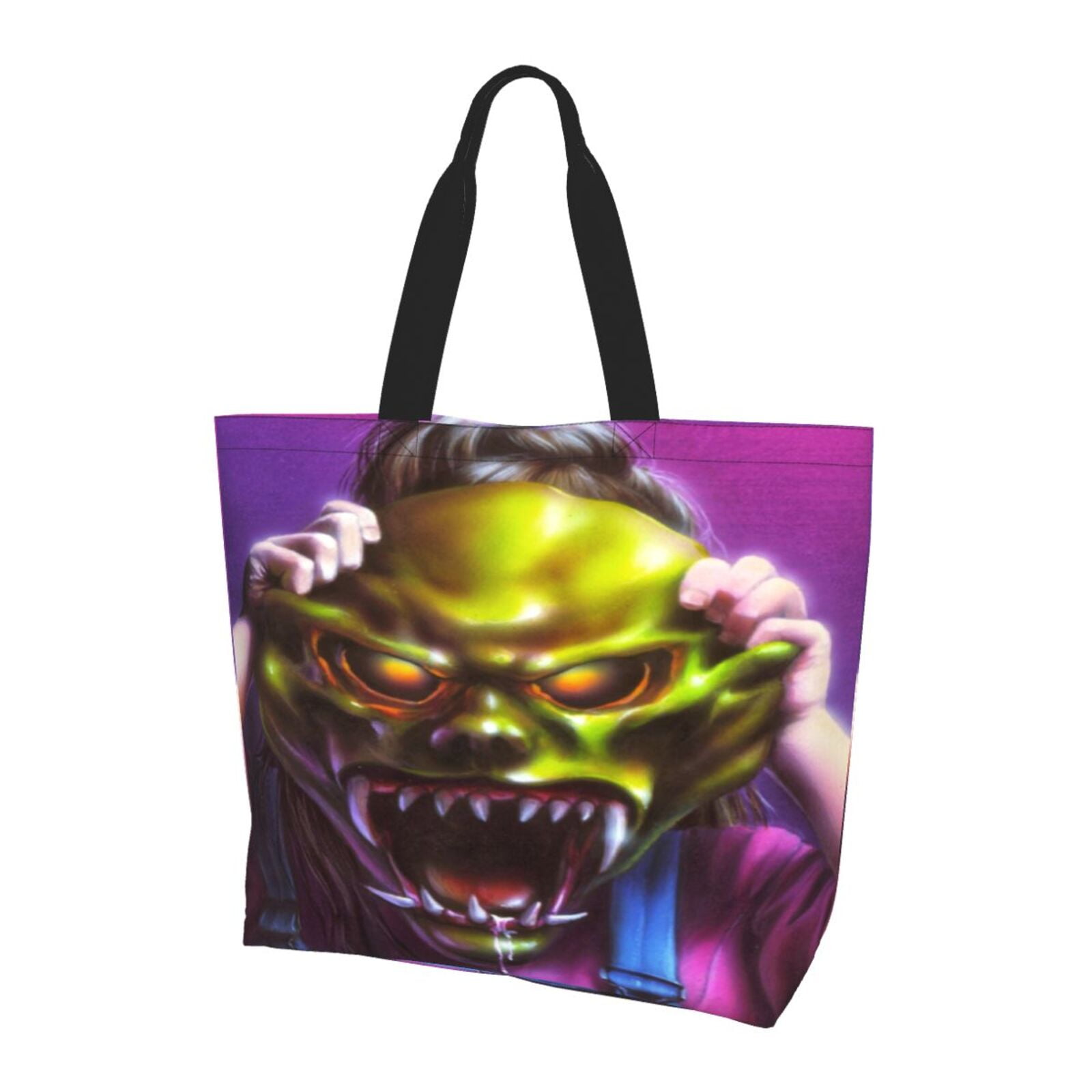 Goosebumps Cute Extra Large Canvas Tote Bag for Gym Beach Travel ...