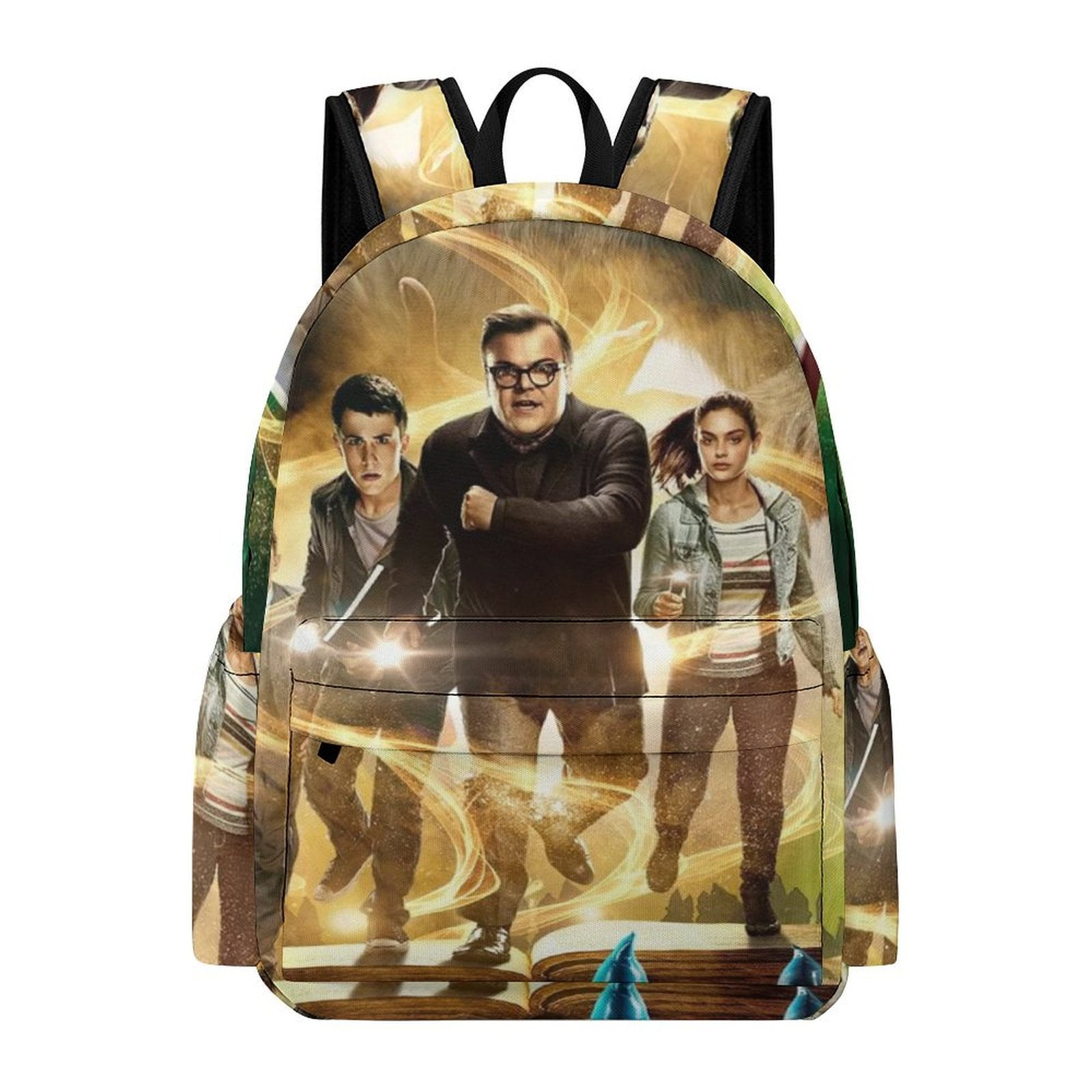 Goosebumps Film Adjustable Backpack Laptop Daypack Student School Bookbag Satchel Half Printed ...