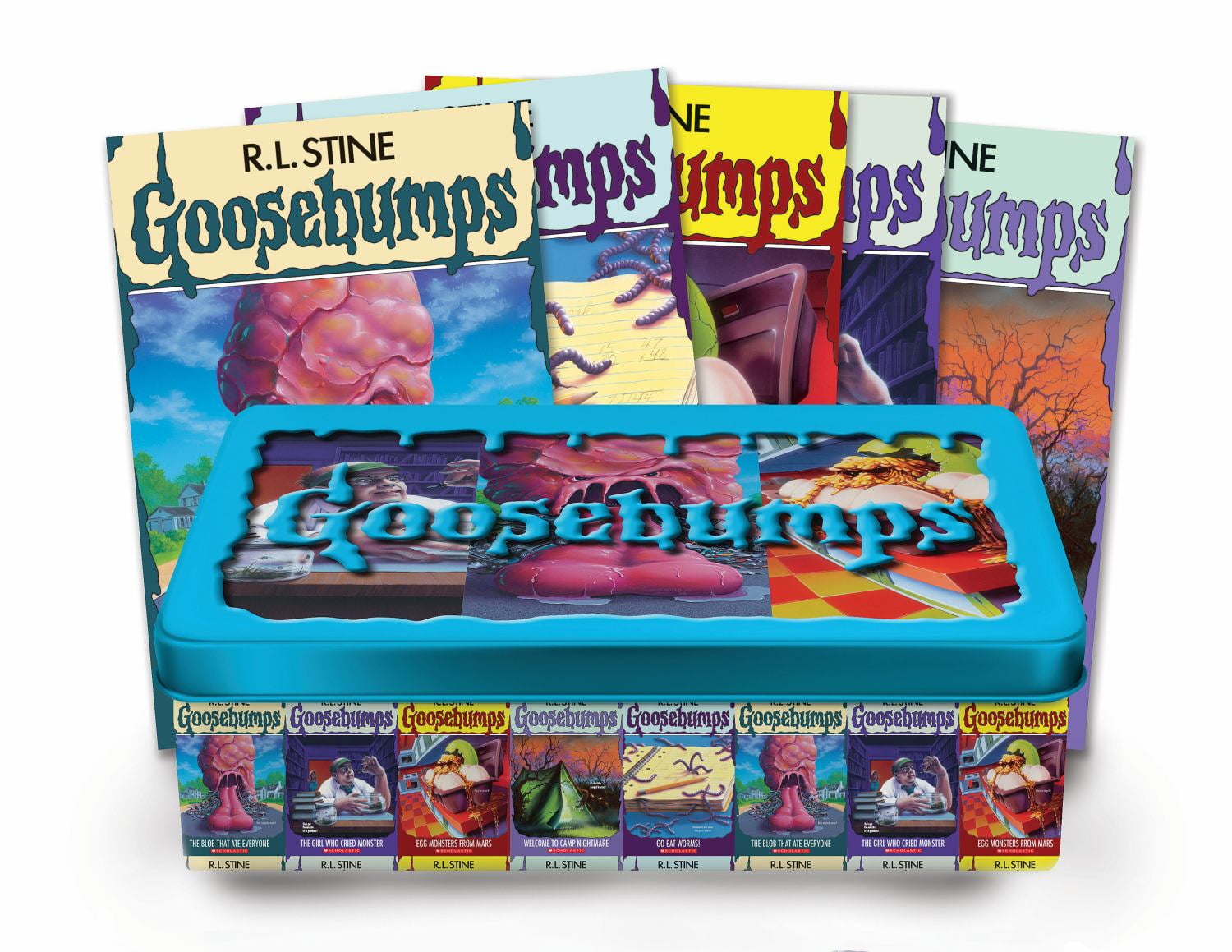 Goosebumps Retro Terror Set: (Limited Edition Tin) (Hardcover ...
