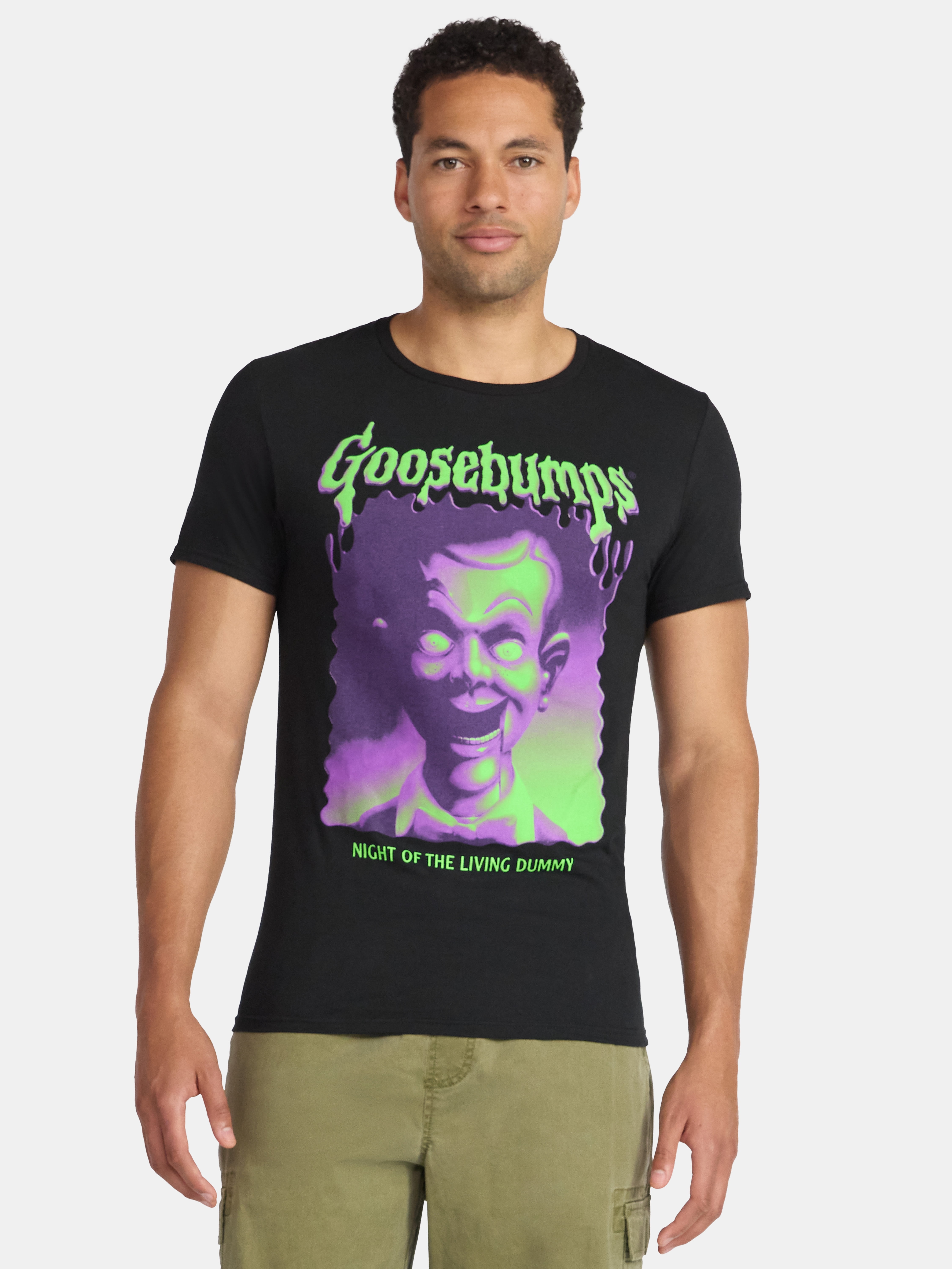 Goosebumps Men's and Big Men's Graphic Tee with Short Sleeves, Sizes S ...