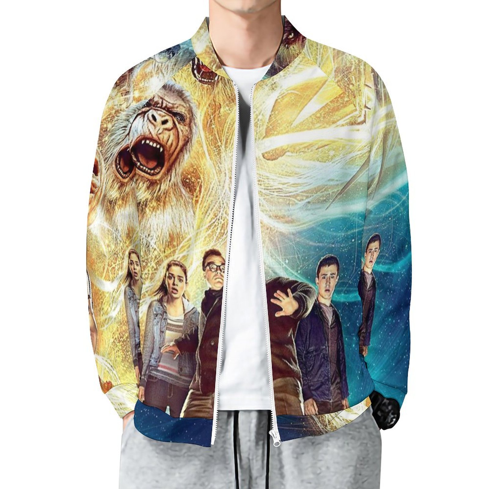 Goosebumps Movie Fashion Jacket Mens Windbreaker Coat Lightweight ...