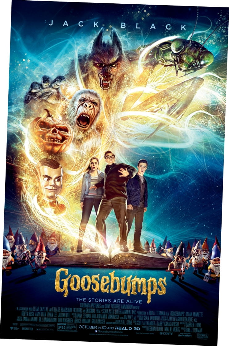 Goosebumps Movie Poster 24In x36In Art Decor Art Poster 24x36 Multi ...
