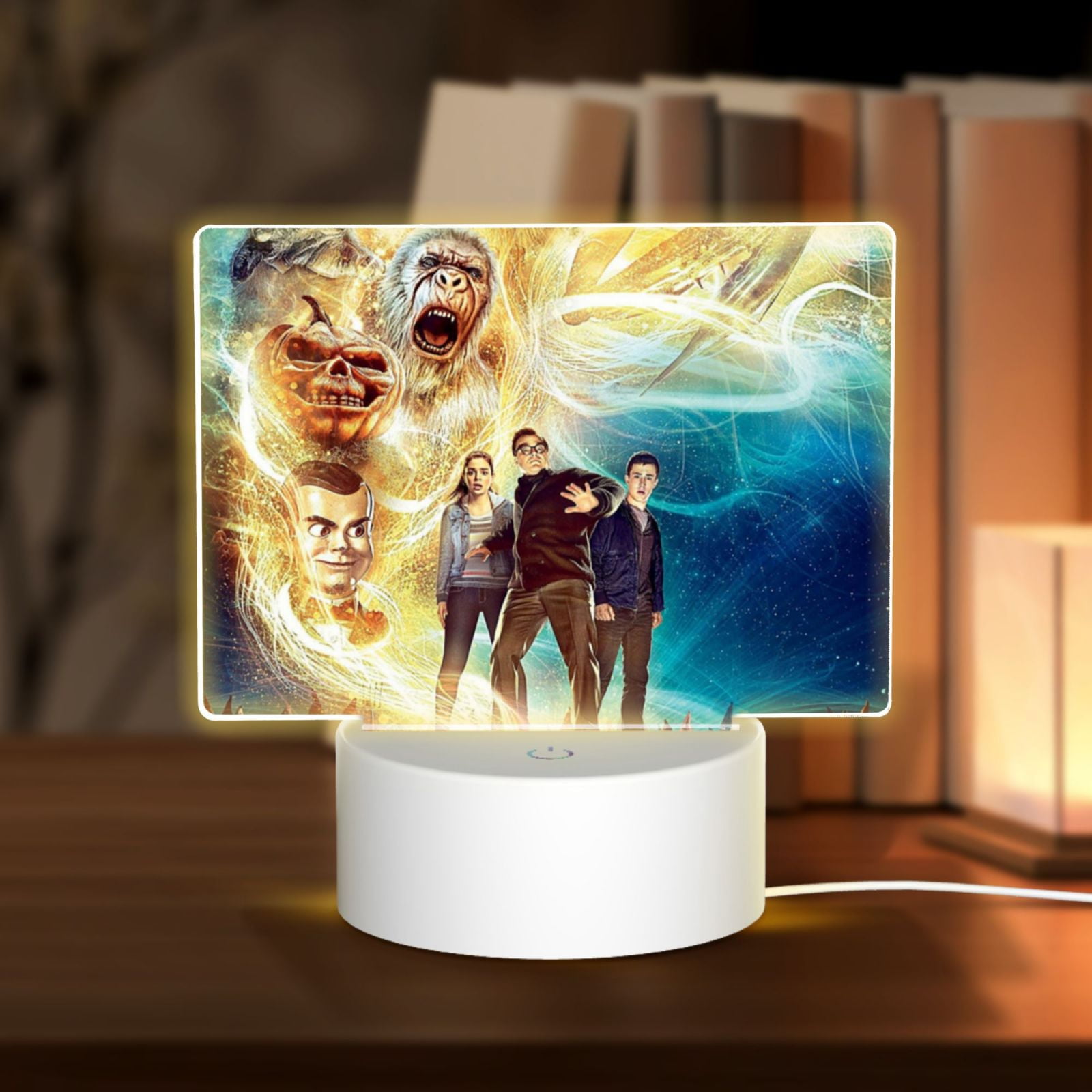 Goosebumps Movie Rectangular Acrylic Night Light Adjustable 3 Light ...