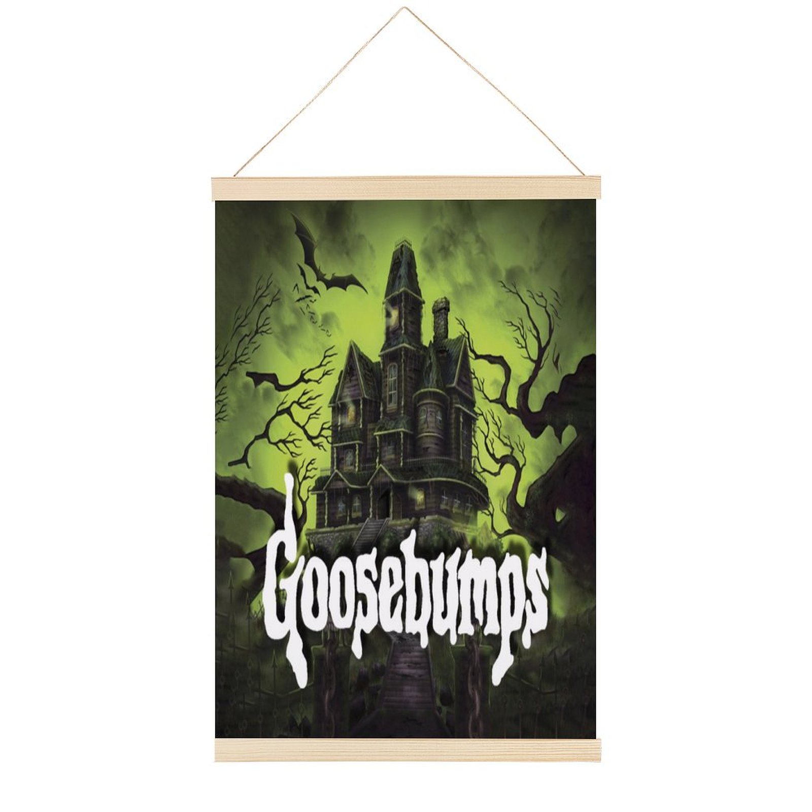 Goosebumps Scroll Magnetic Poster Wall Picture Art Wood Frame Hanging ...