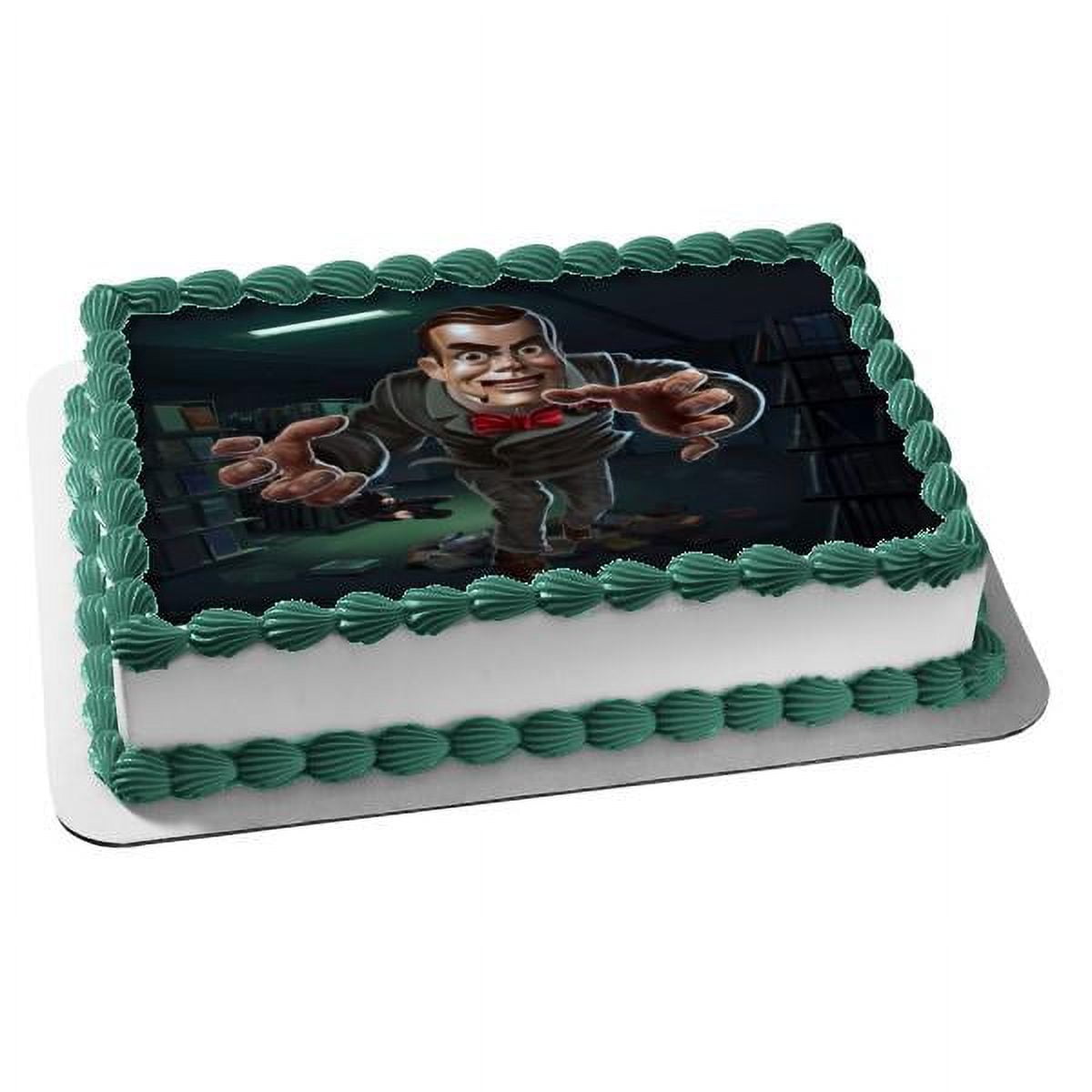 Goosebumps Slappy Night of the Living Dummy Edible Frosting Cake Topper ...