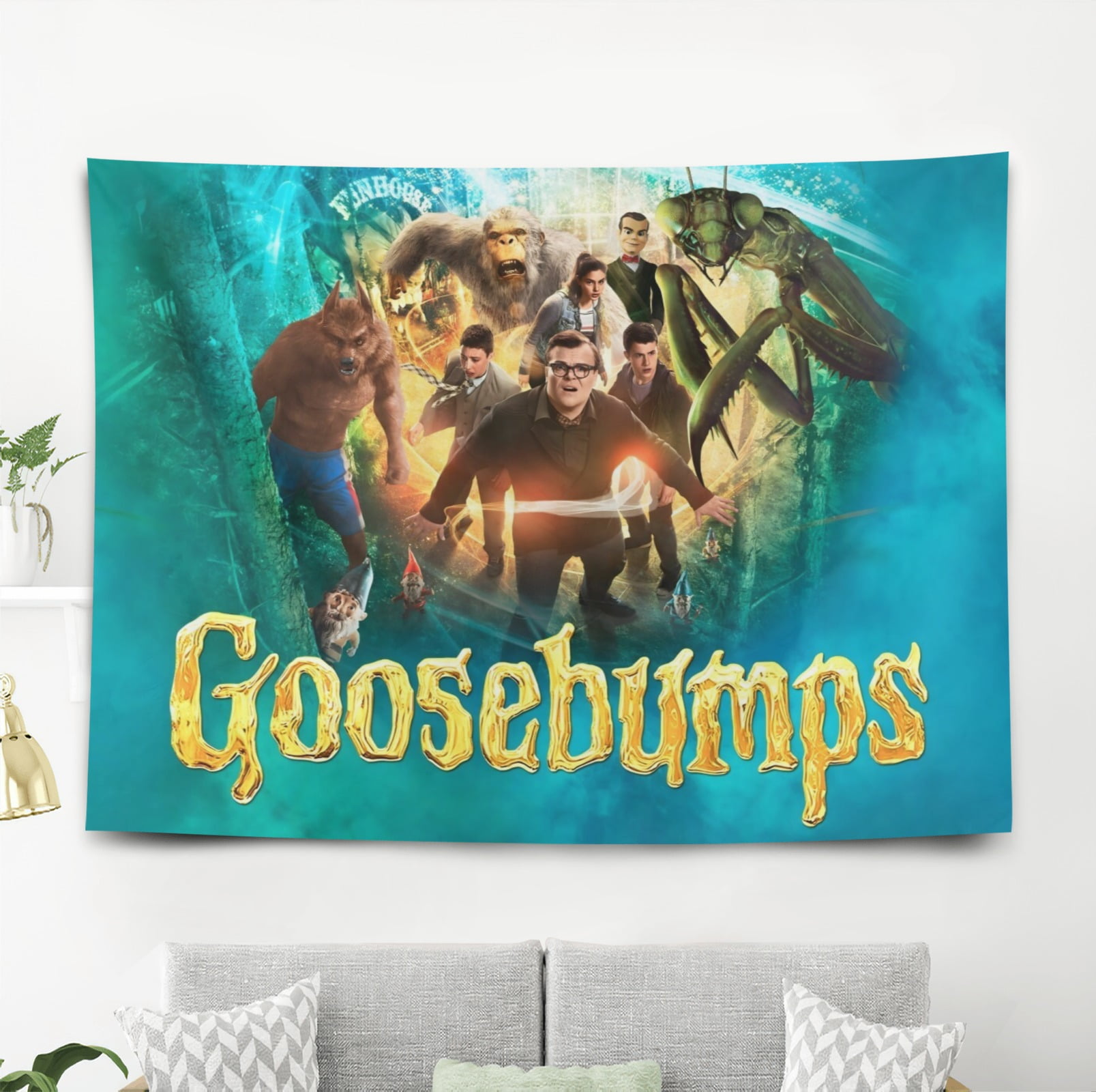 Goosebumps-Theme Anti-pilling Tapestry Gift Wall Hanging Backdrop for ...