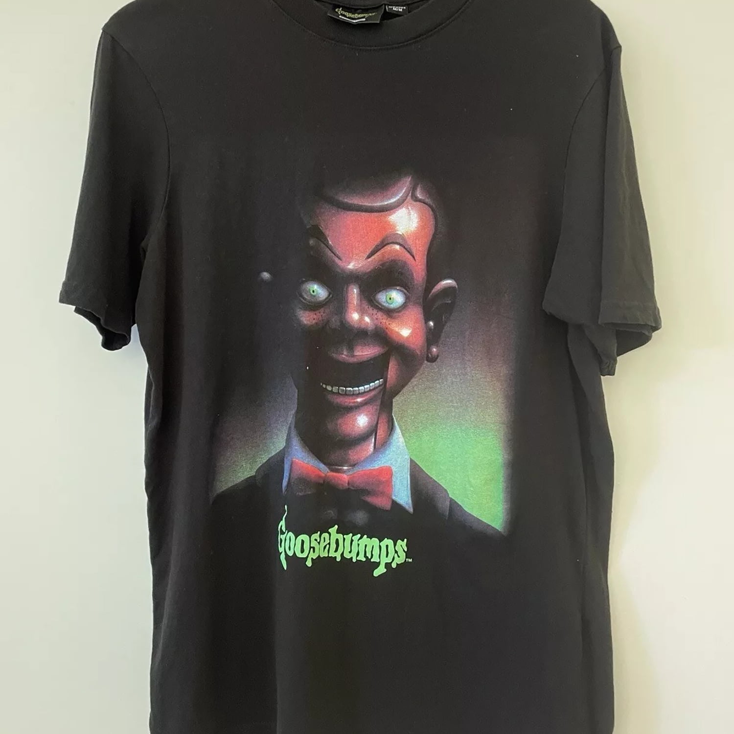 Goosebumps Vintage Black Slappy The Dummy T-Shirt - Walmart.com