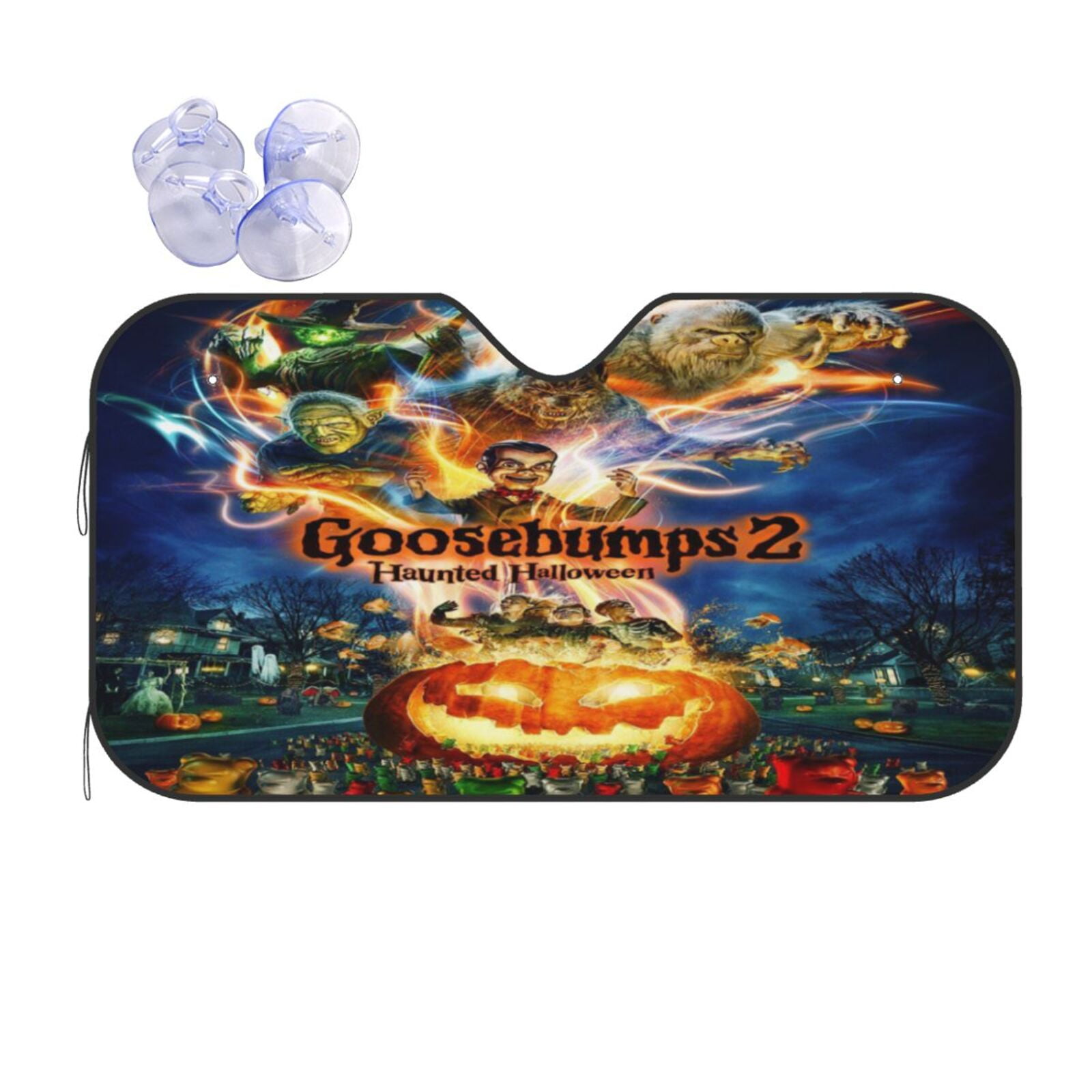 Goosebumps Windshield Sun Shade Front Protector Folding Car Sun Visor ...