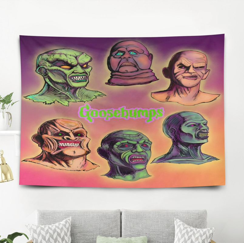 Goosebumps pattern wall hanging 50*60 inches high-quality peach skin ...