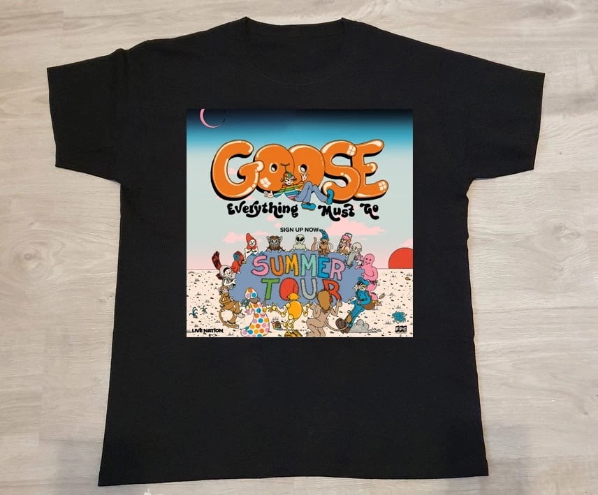 Gooseeee The Band Everything Must Go 2025 Tour T-shirt For men Women S ...