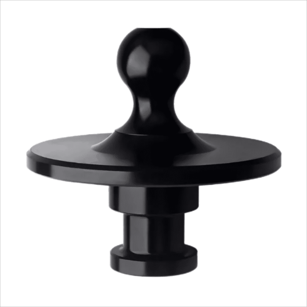 Gooseneck Ball Adapter Trailer Forge Kingpin w/ 5th Wheel Hitch Powder ...