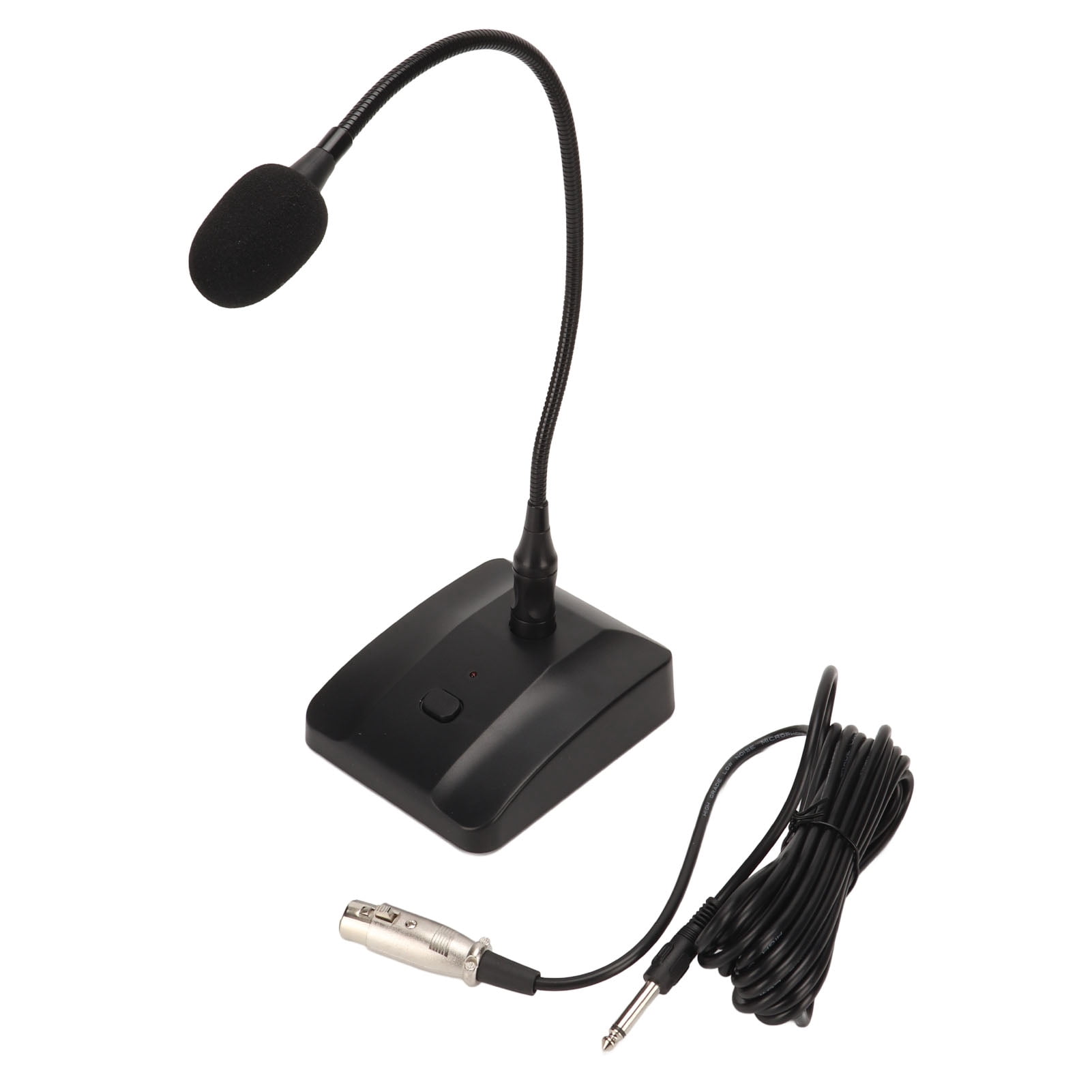 Gooseneck Condenser Microphone Professional 6.35mm Desktop Wired ...